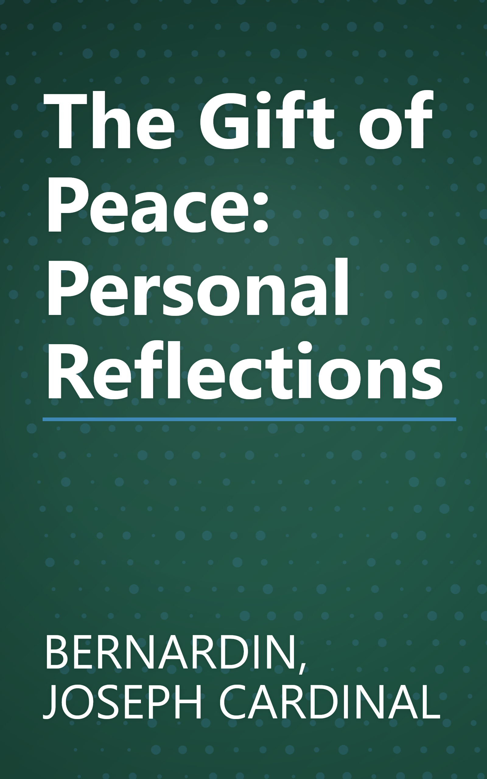 The Gift of Peace: Personal Reflections book cover