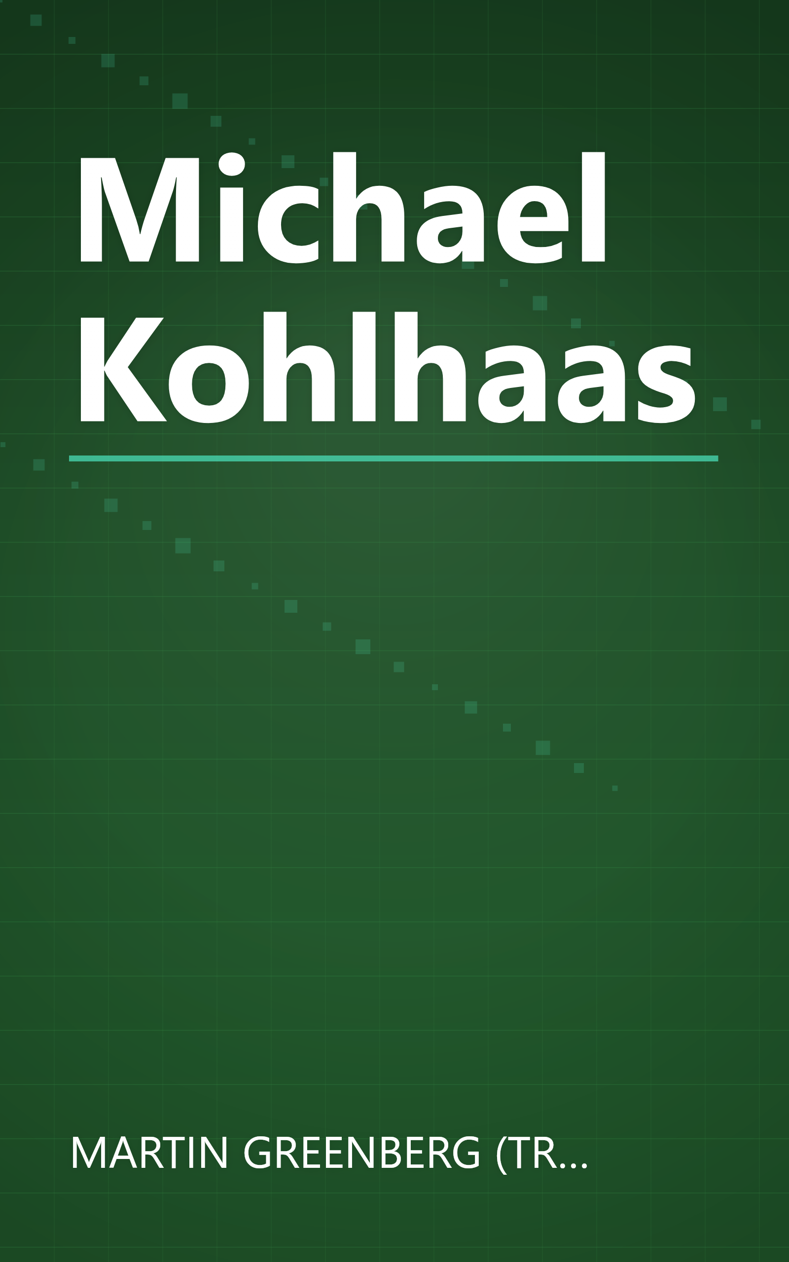 Michael Kohlhaas book cover