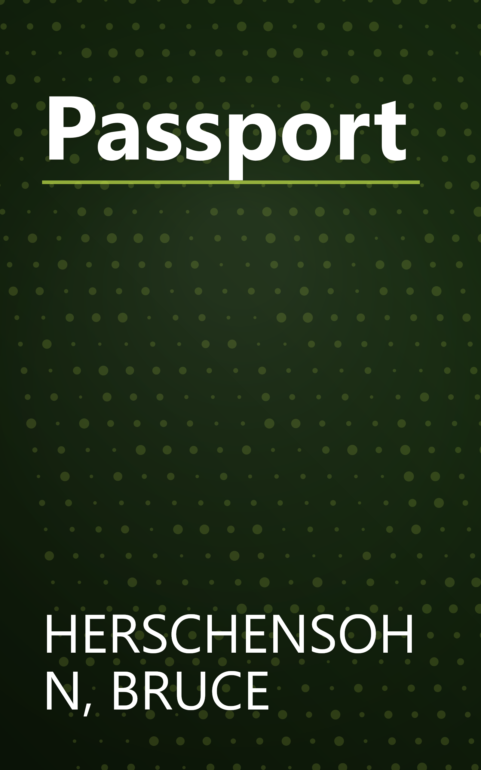 Passport book cover