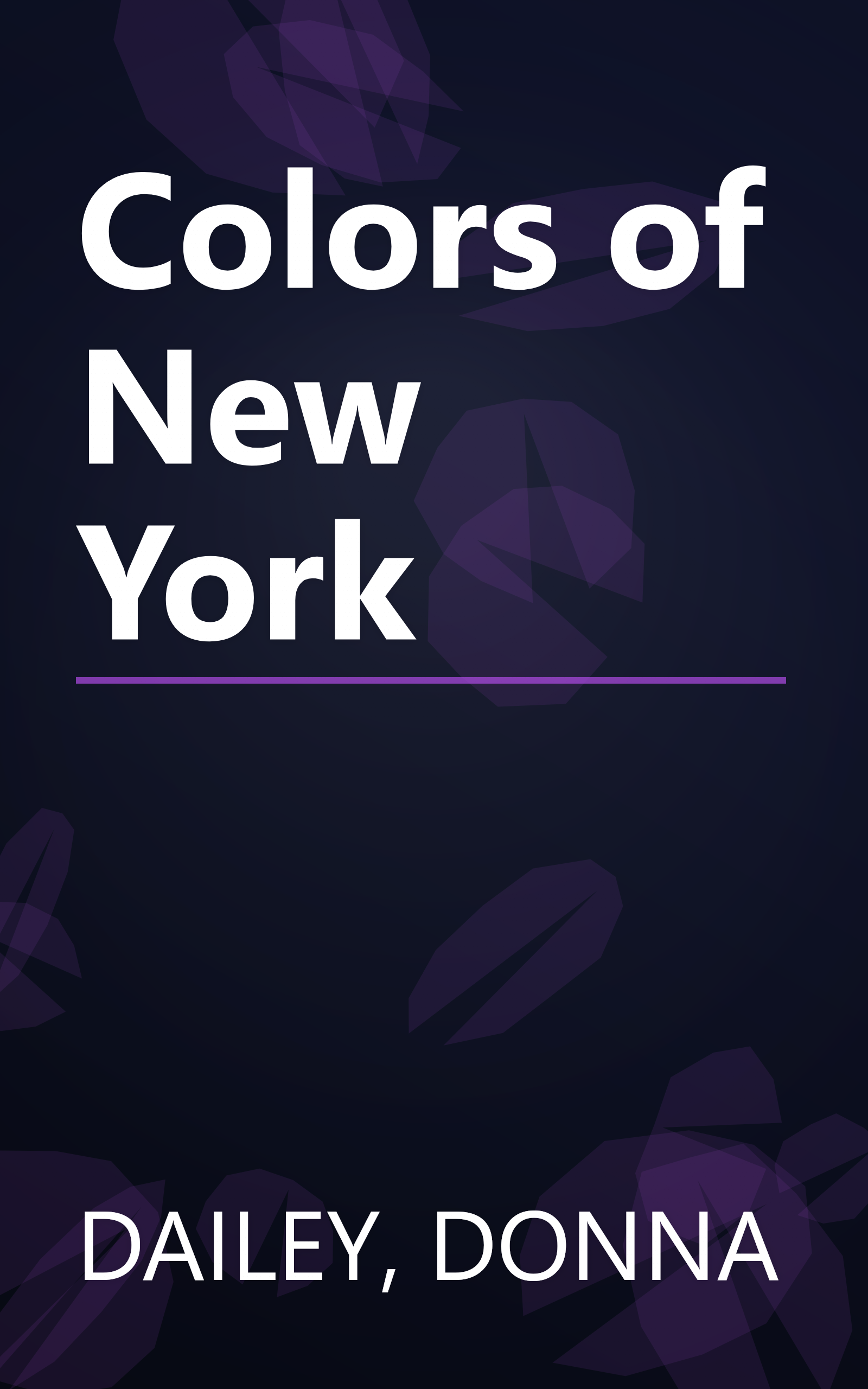 Colors of New York book cover