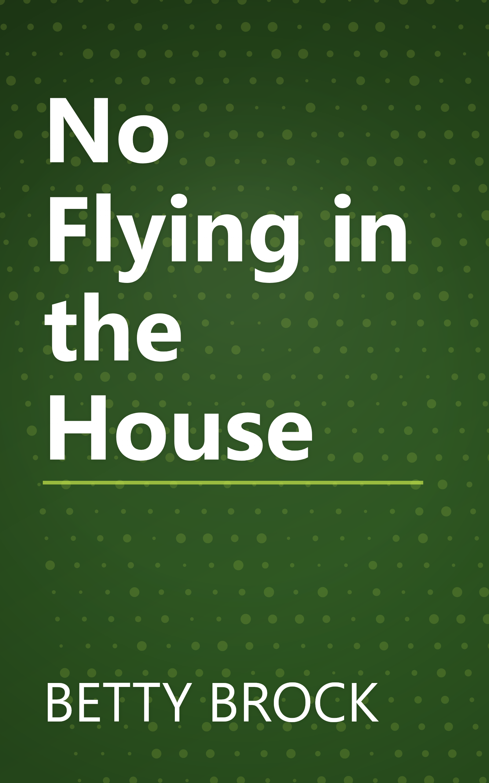 No Flying in the House book cover