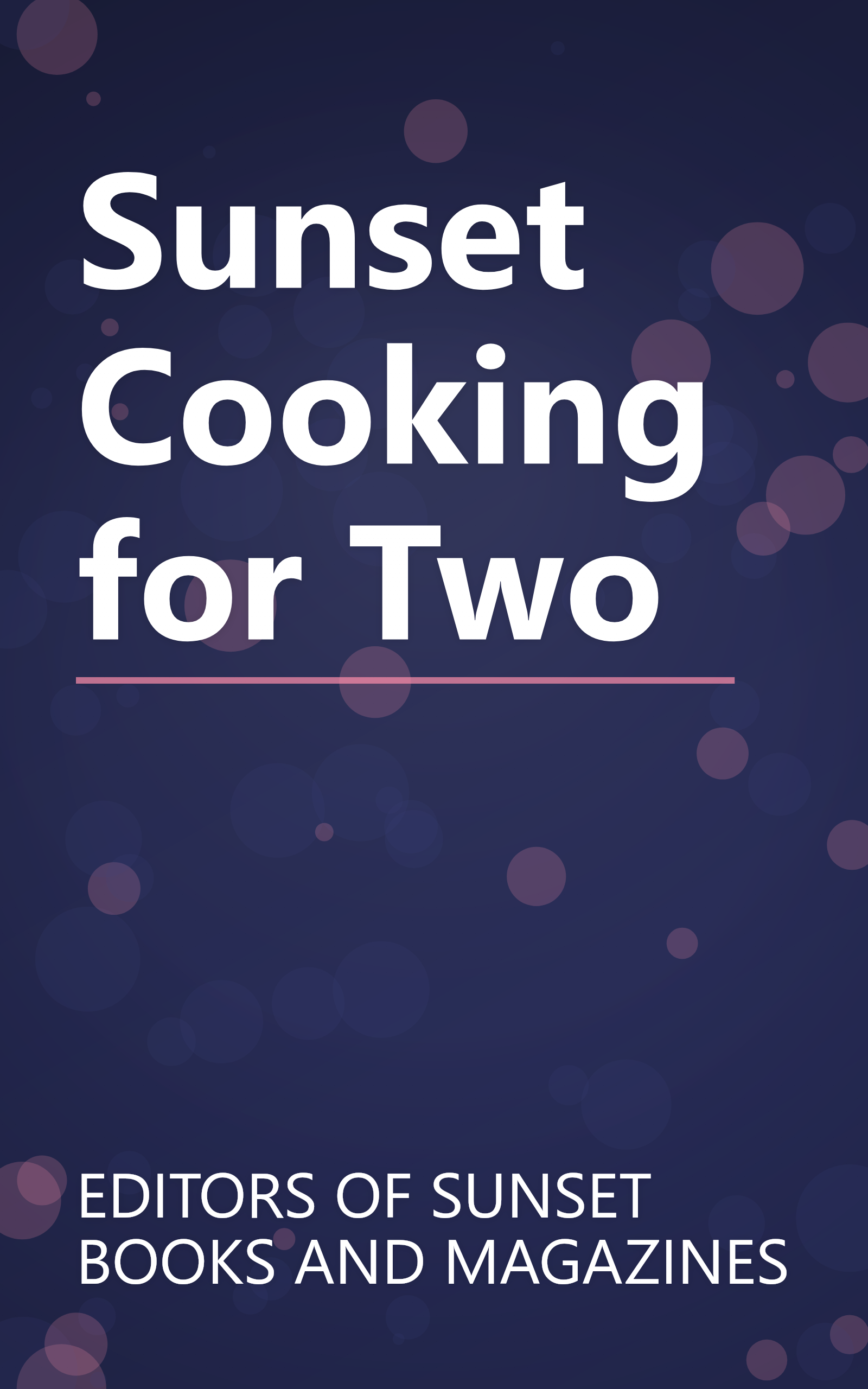 Sunset Cooking for Two book cover