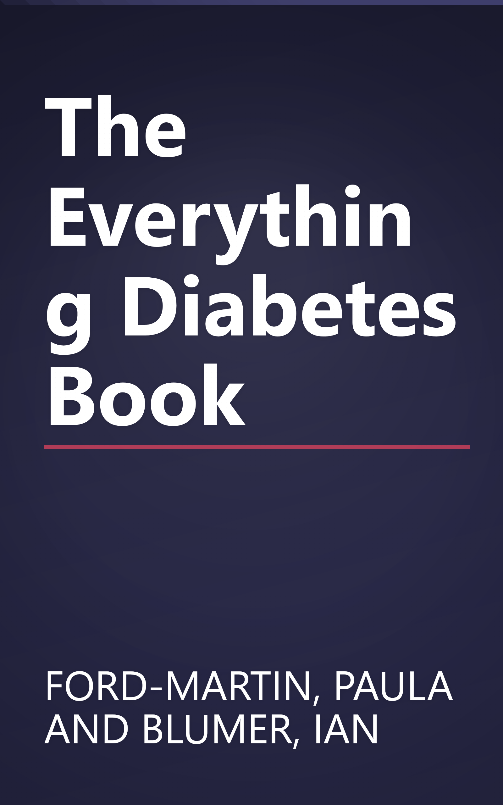 The Everything Diabetes Book book cover