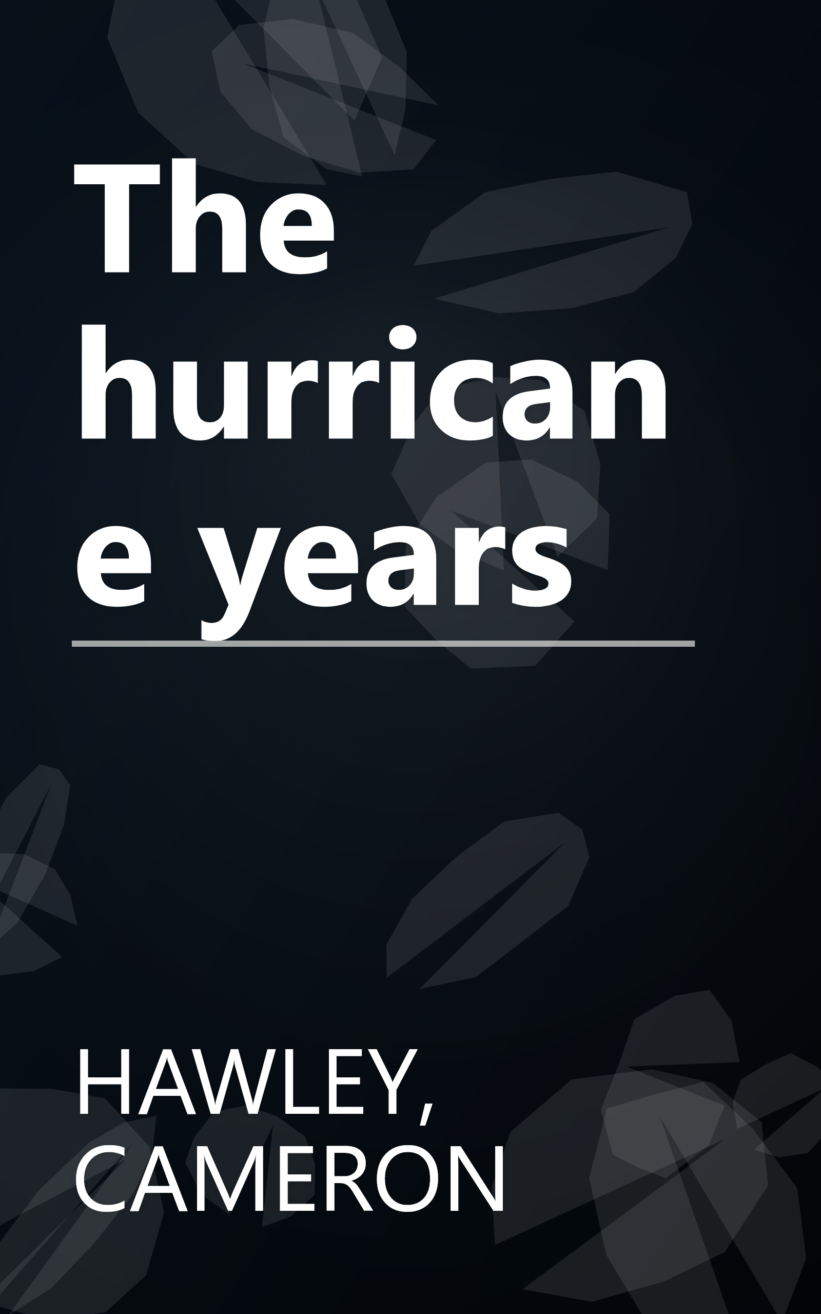 The hurricane years book cover