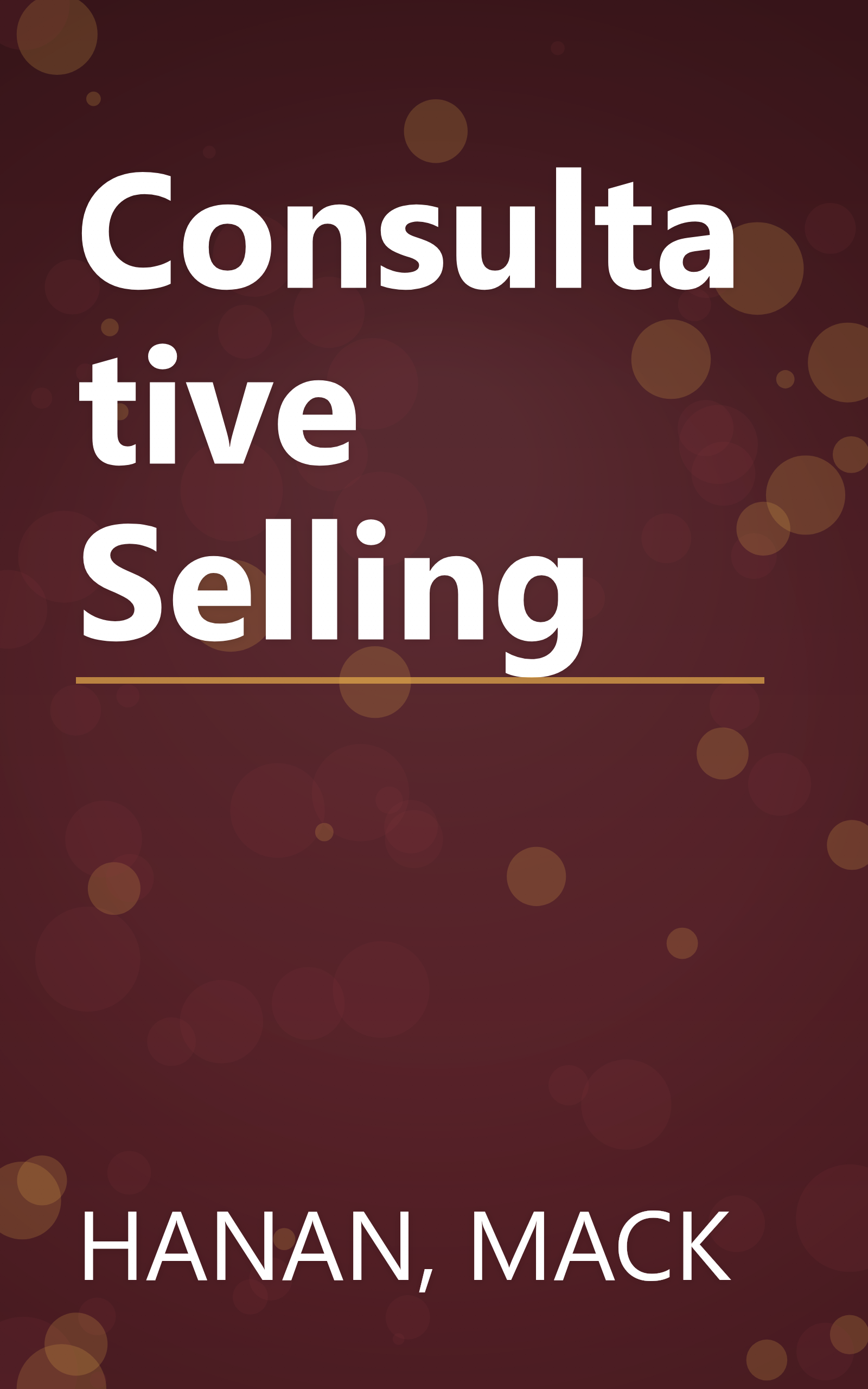 Consultative Selling book cover