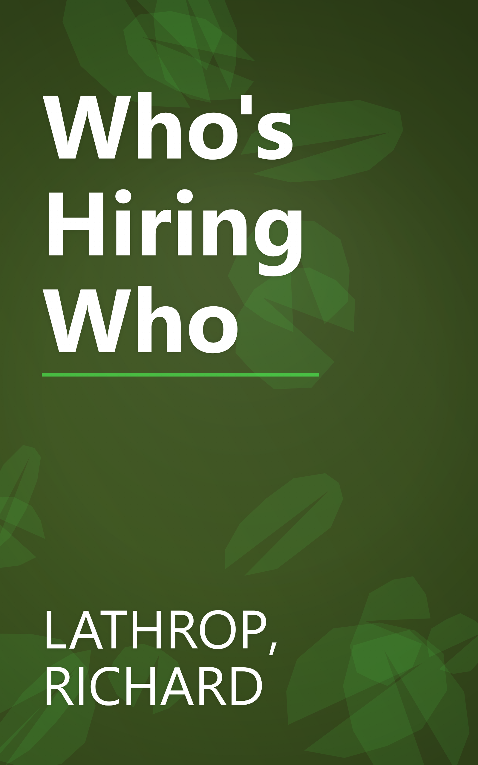 Who's Hiring Who book cover