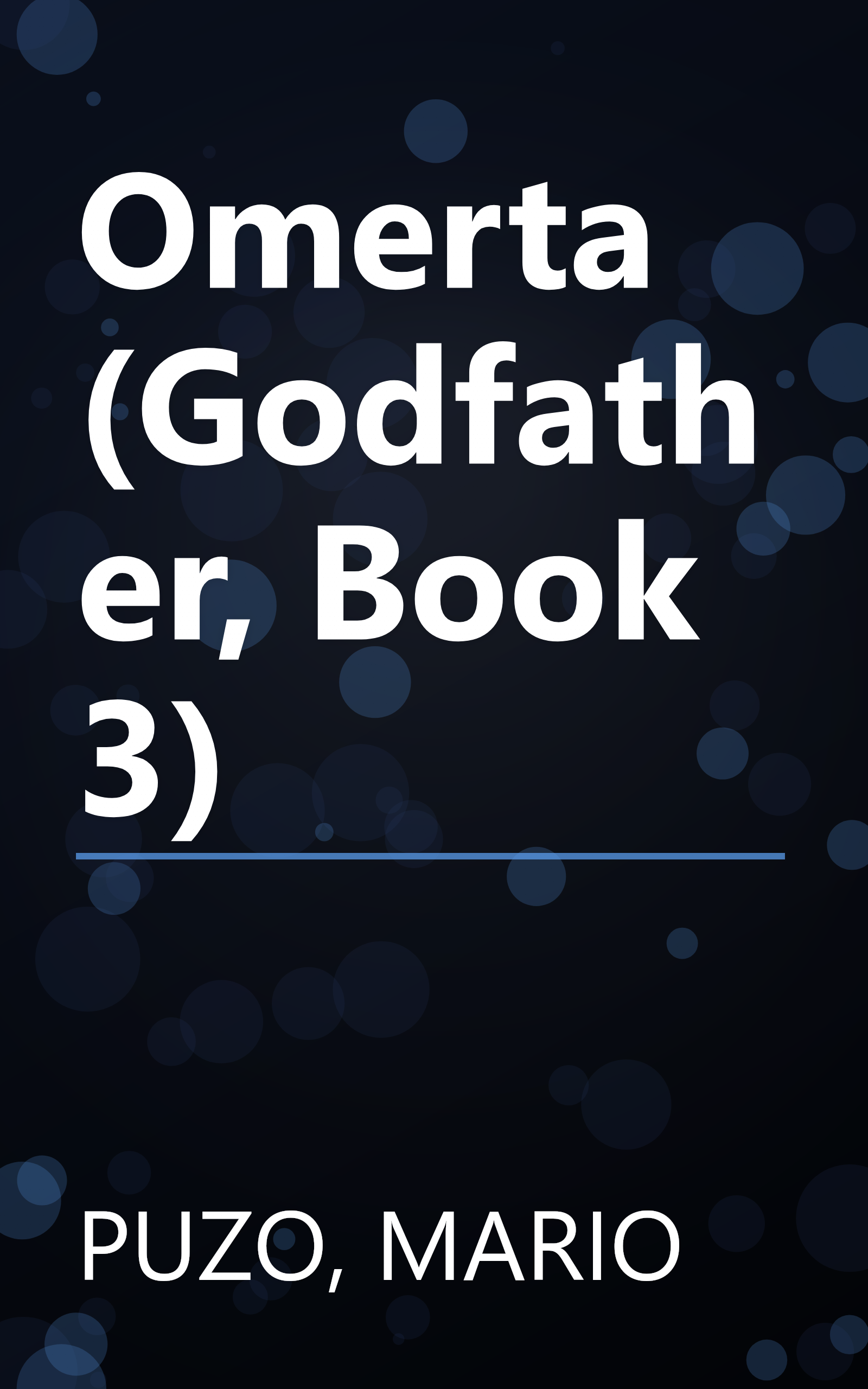 Omerta (Godfather, Book 3) book cover
