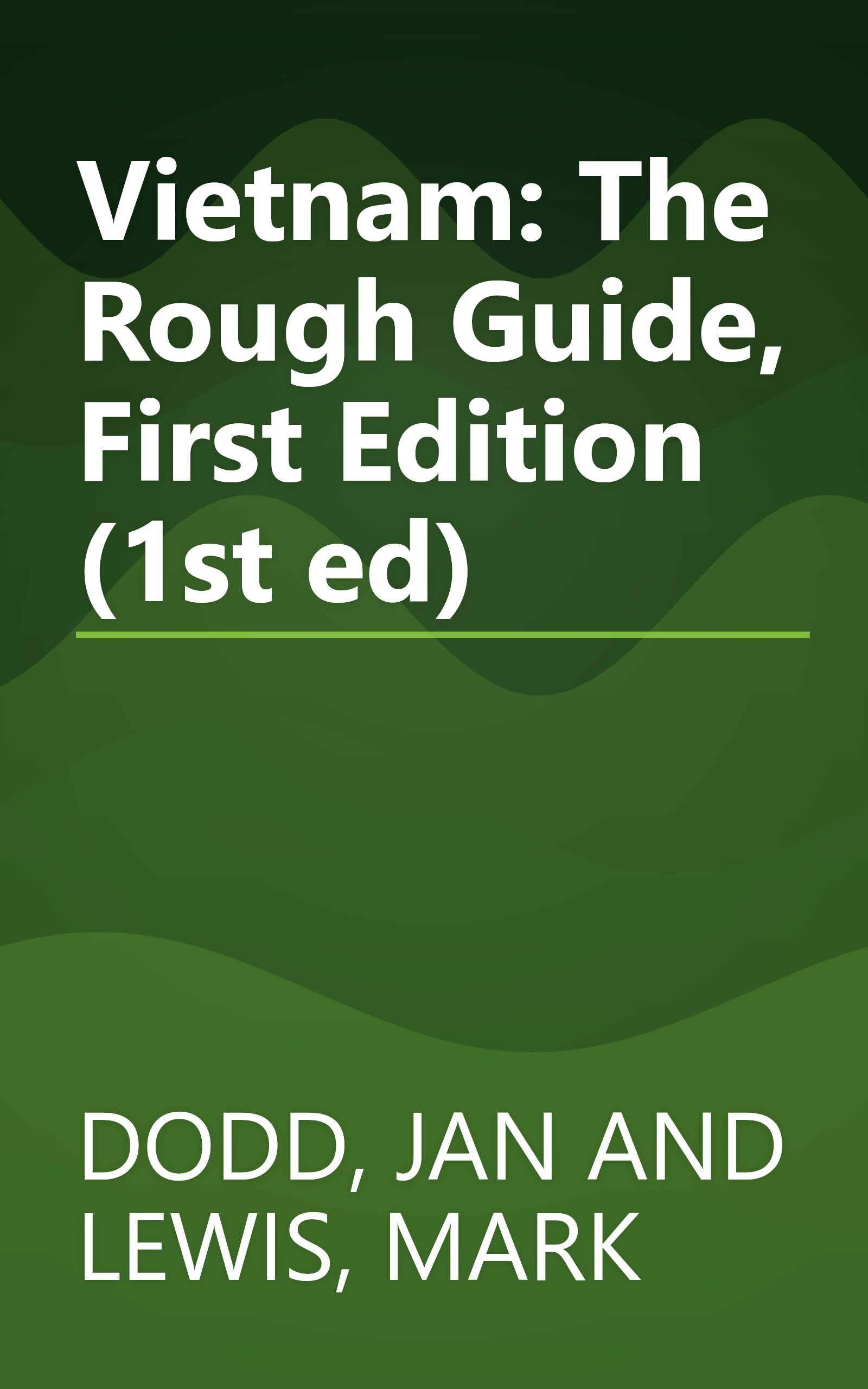 Vietnam: The Rough Guide, First Edition (1st ed) book cover