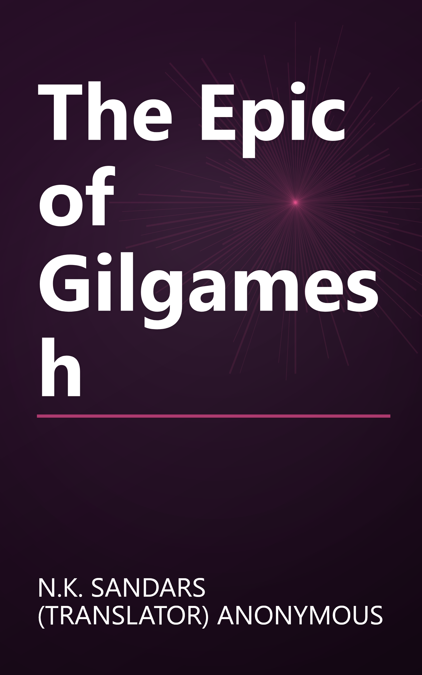 The Epic of Gilgamesh book cover