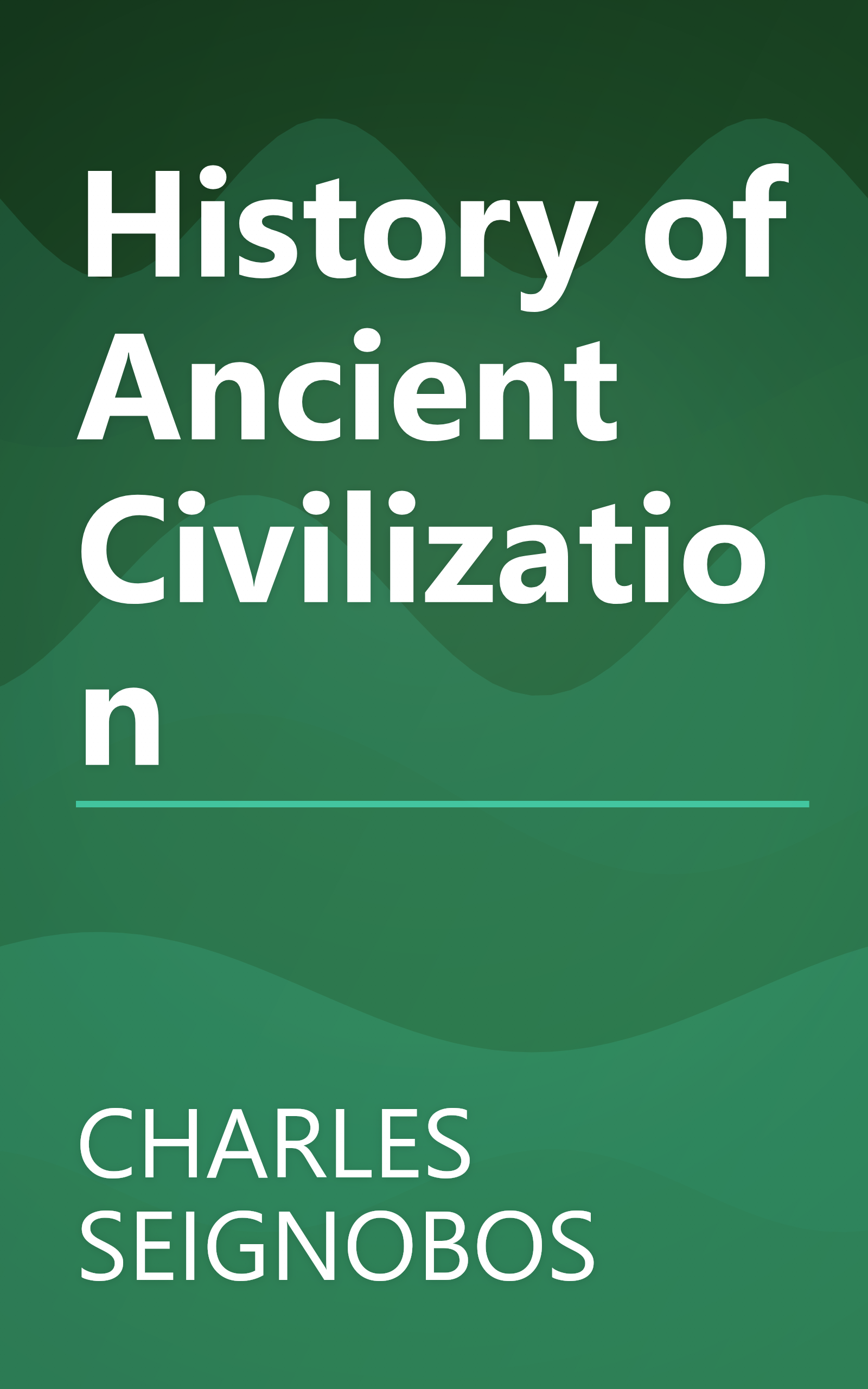 History of Ancient Civilization book cover