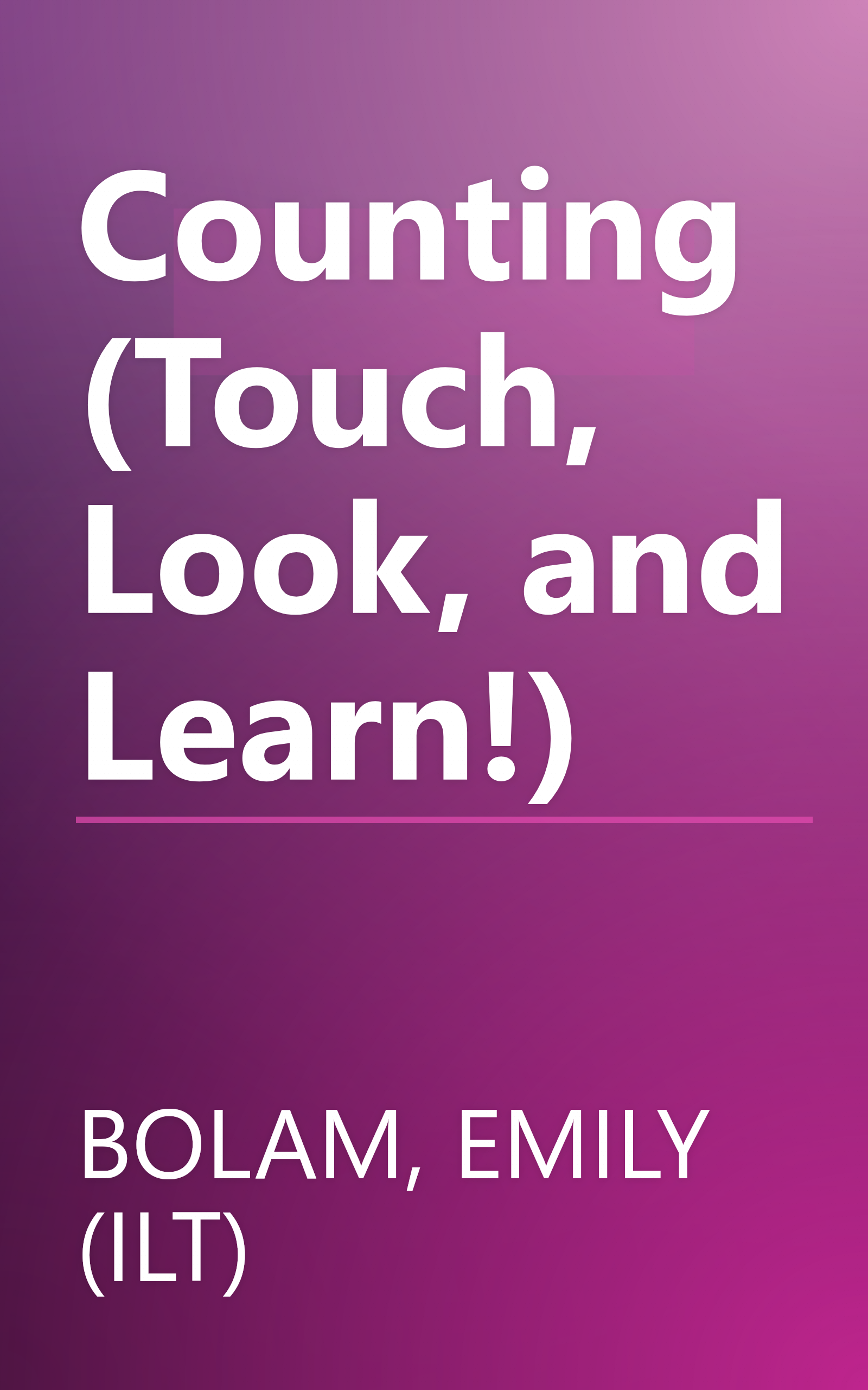 Counting (Touch, Look, and Learn!) book cover