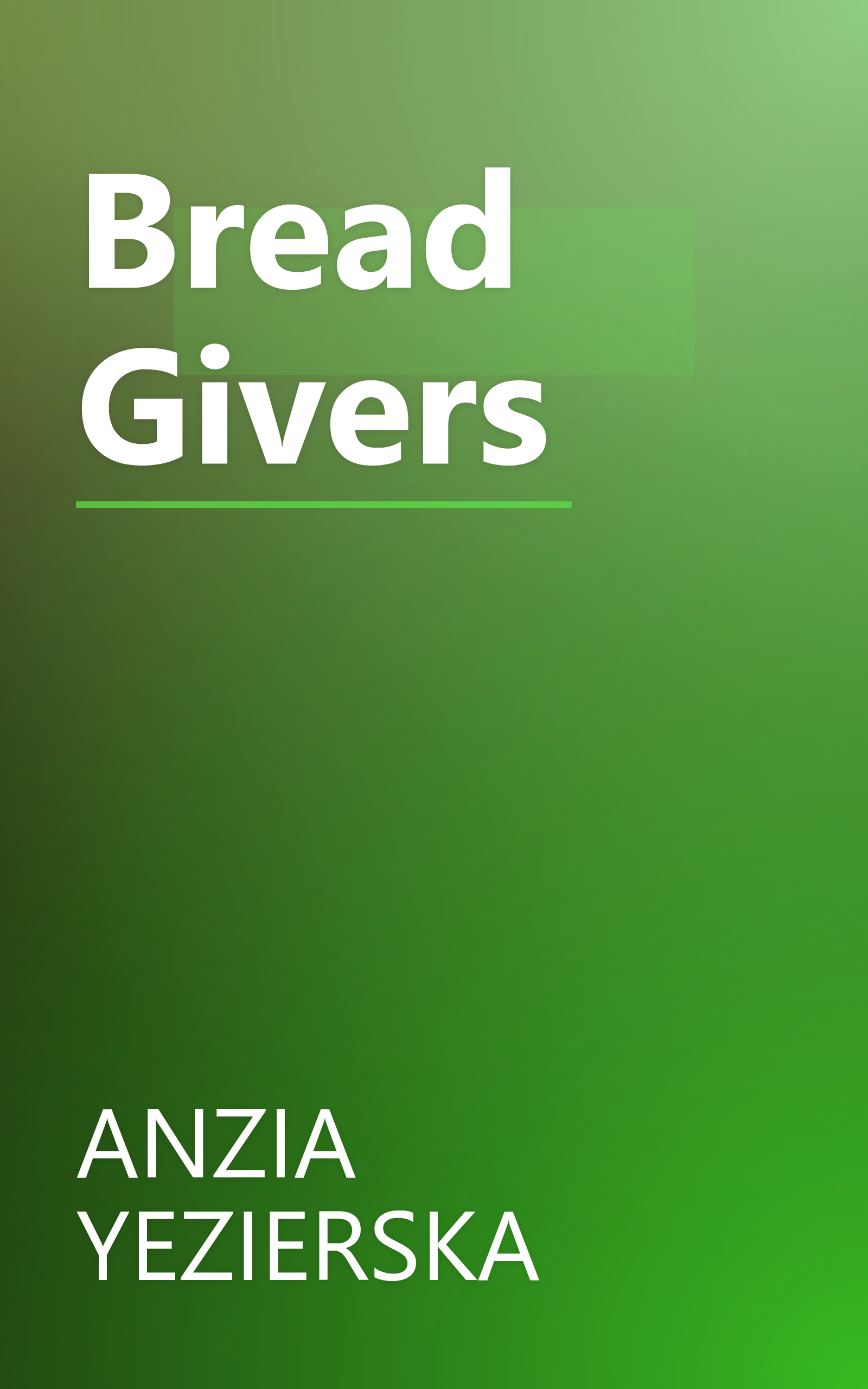 Bread Givers book cover