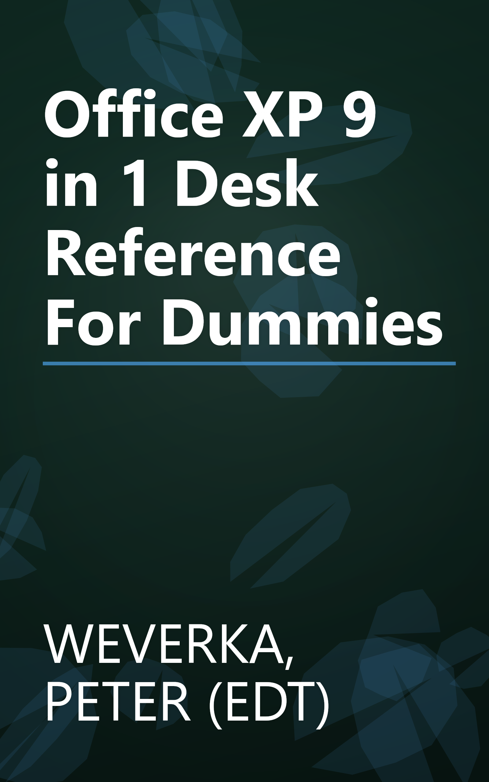 Office XP 9 in 1 Desk Reference For Dummies book cover