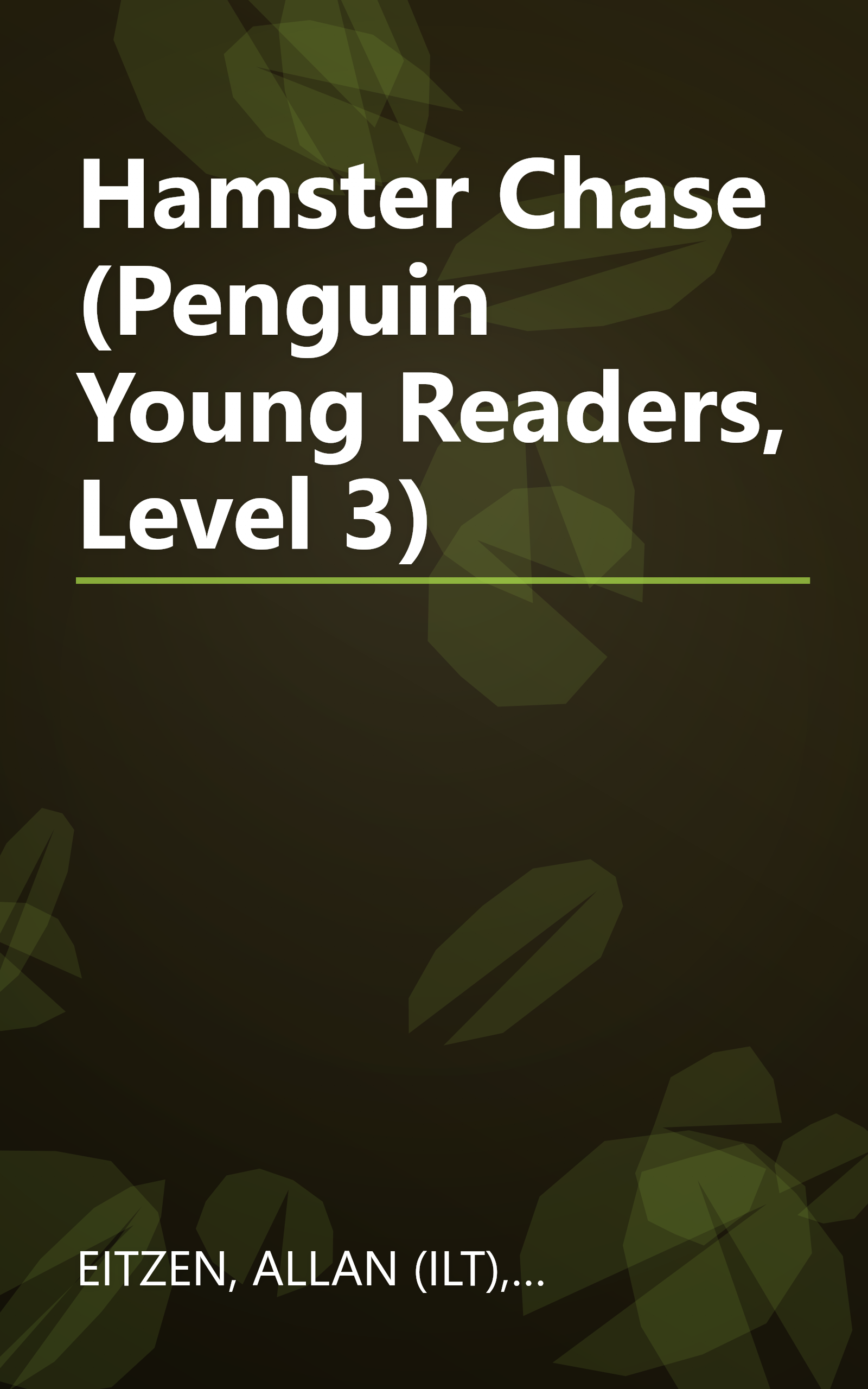 Hamster Chase (Penguin Young Readers, Level 3) book cover