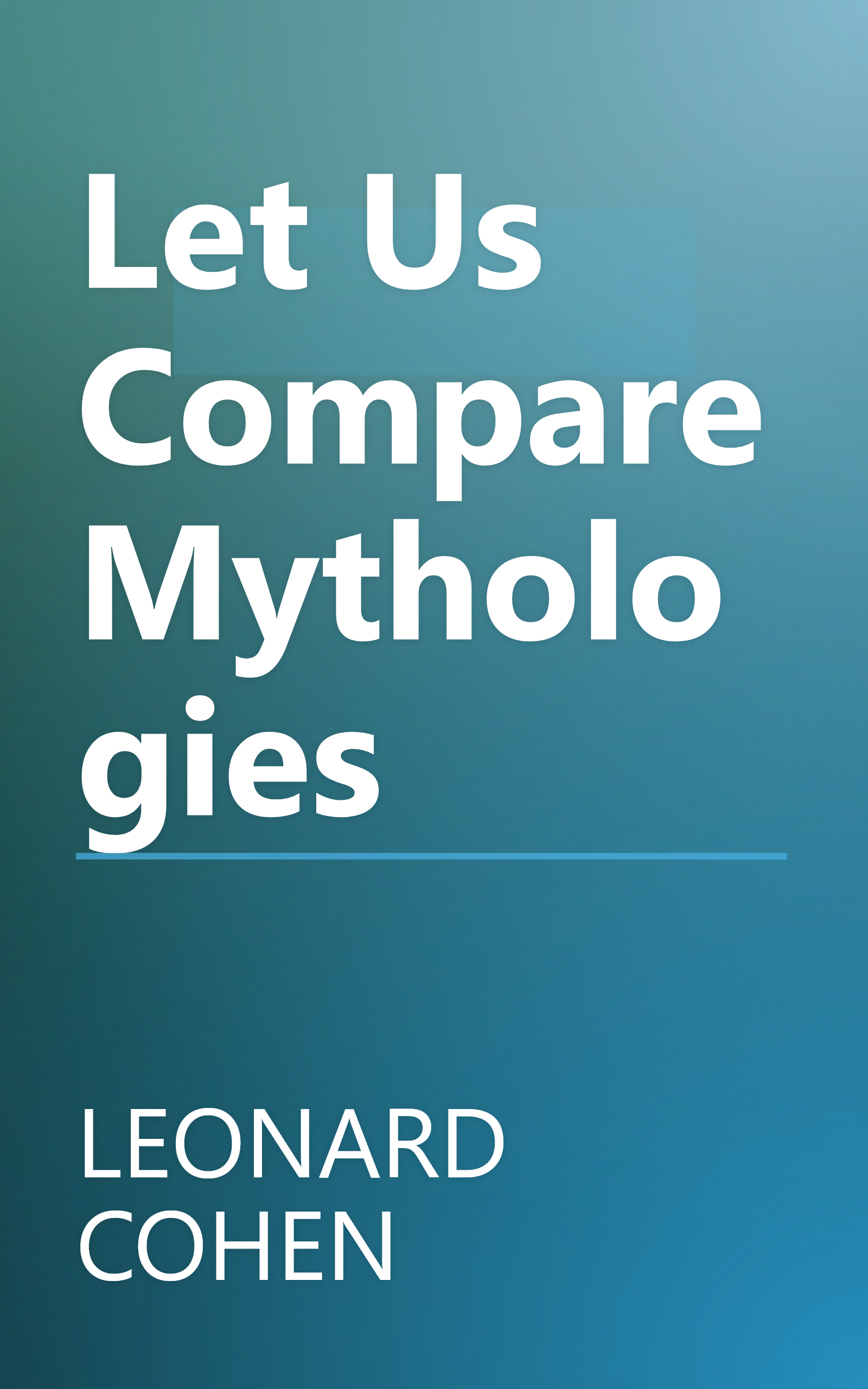 Let Us Compare Mythologies book cover