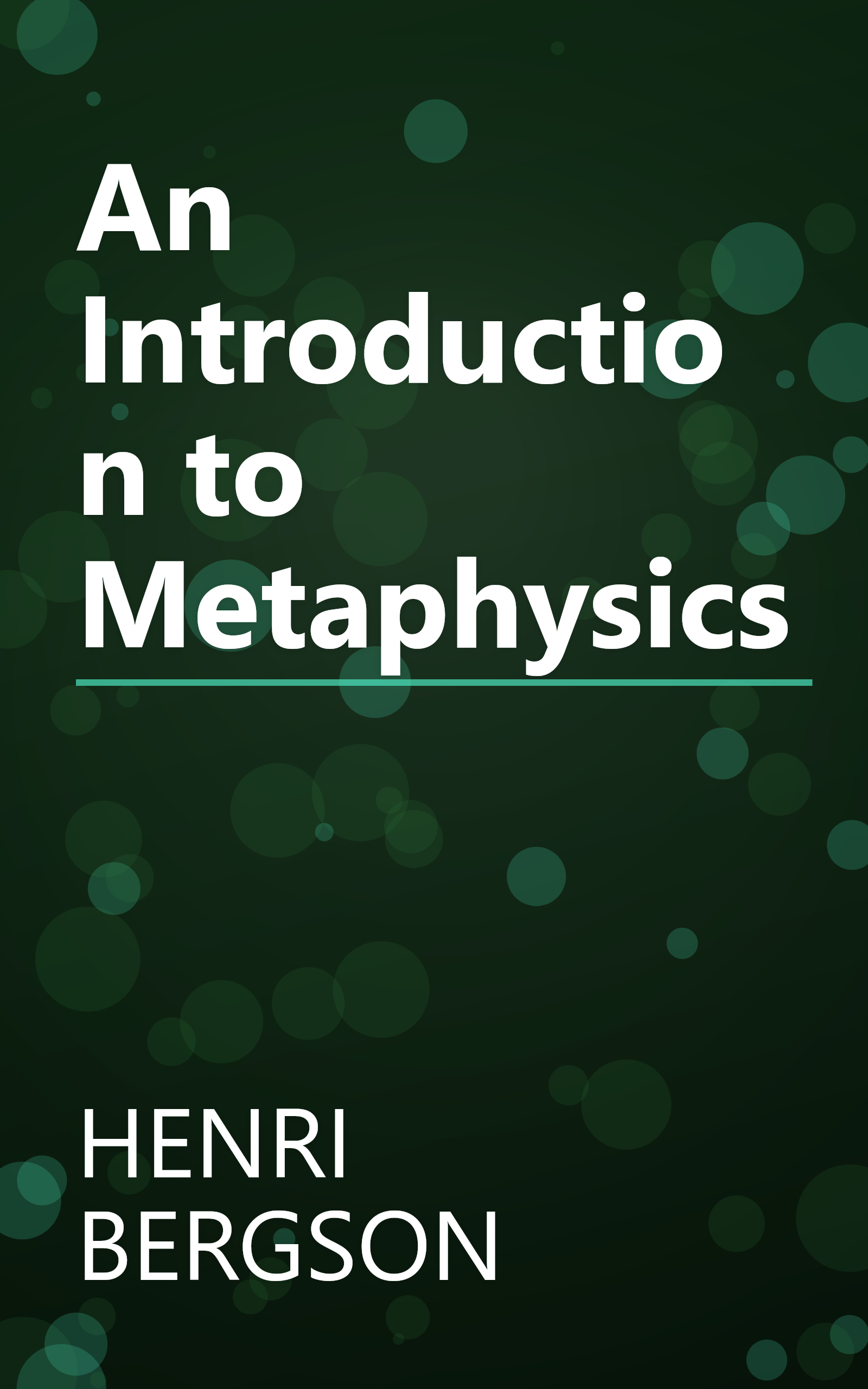 An Introduction to Metaphysics book cover