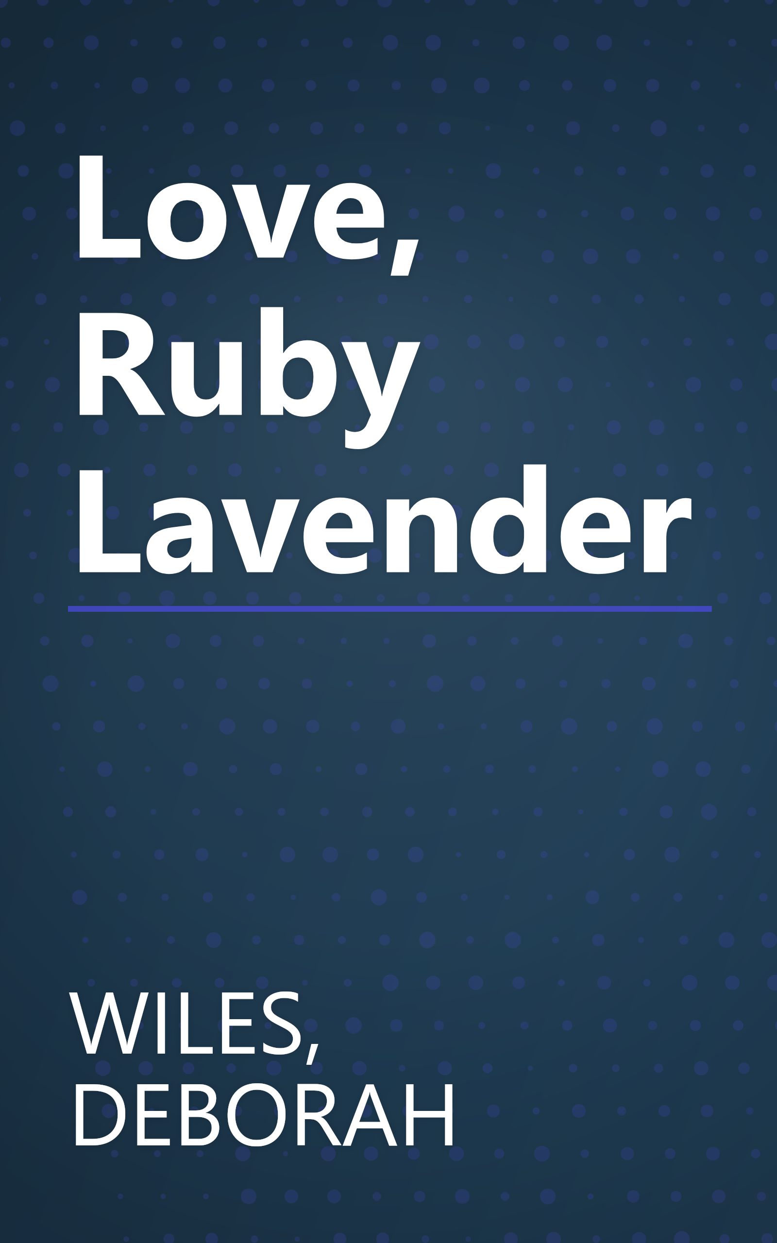 Love, Ruby Lavender book cover