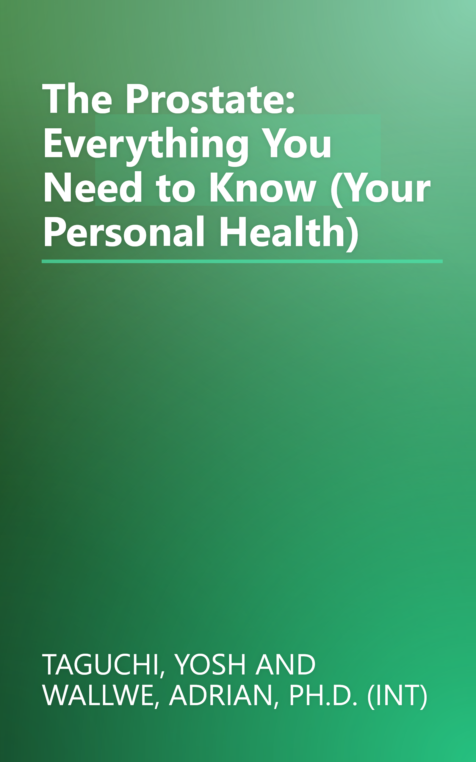 The Prostate: Everything You Need to Know (Your Personal Health) book cover
