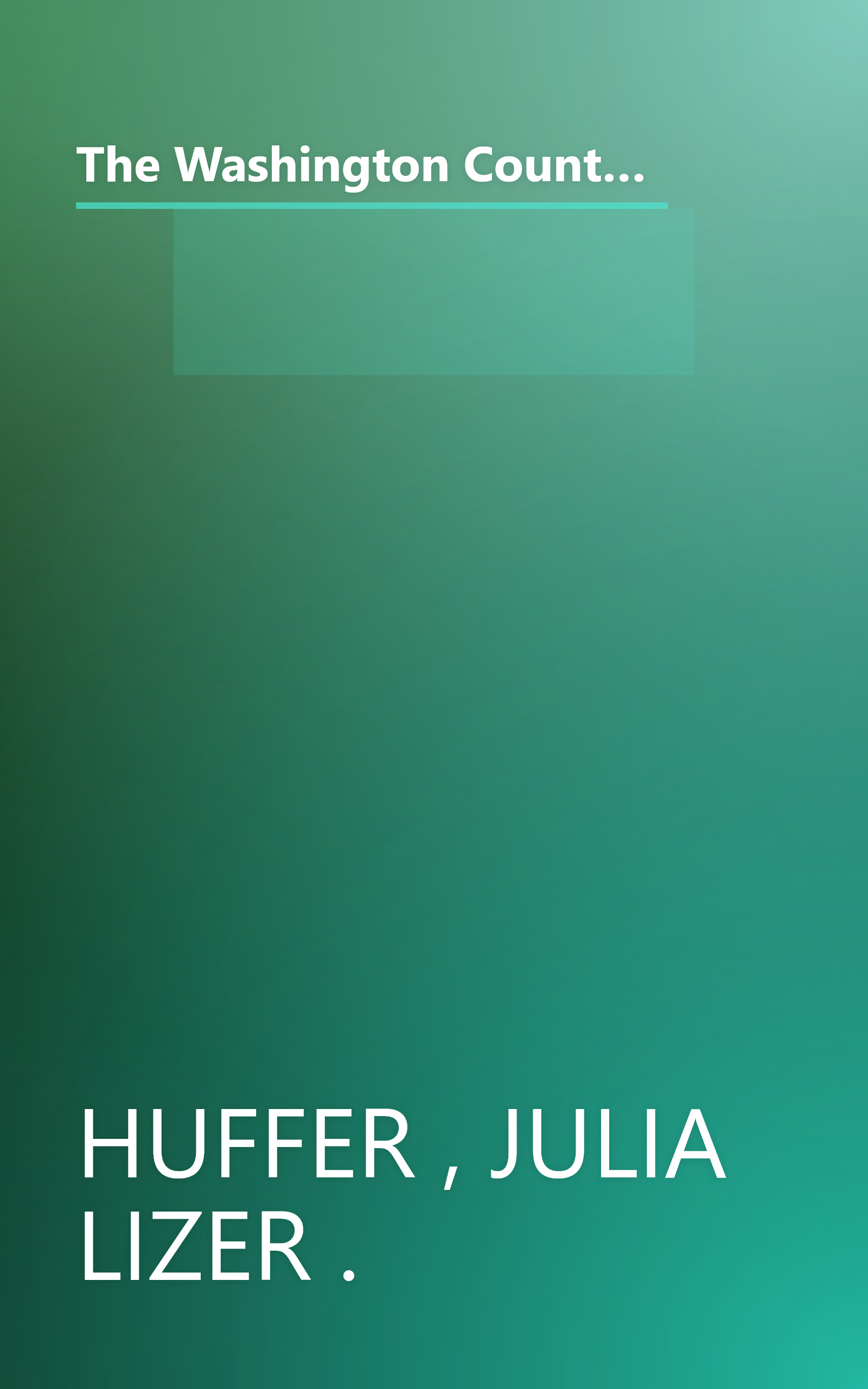 The Washington County Hospital School of Nursing: Highlights relating to its beginning and development, 1906-1971 book cover