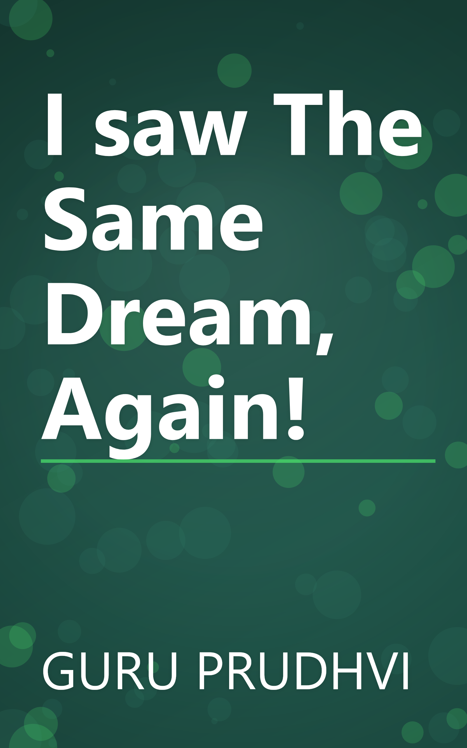 I saw The Same Dream, Again! book cover