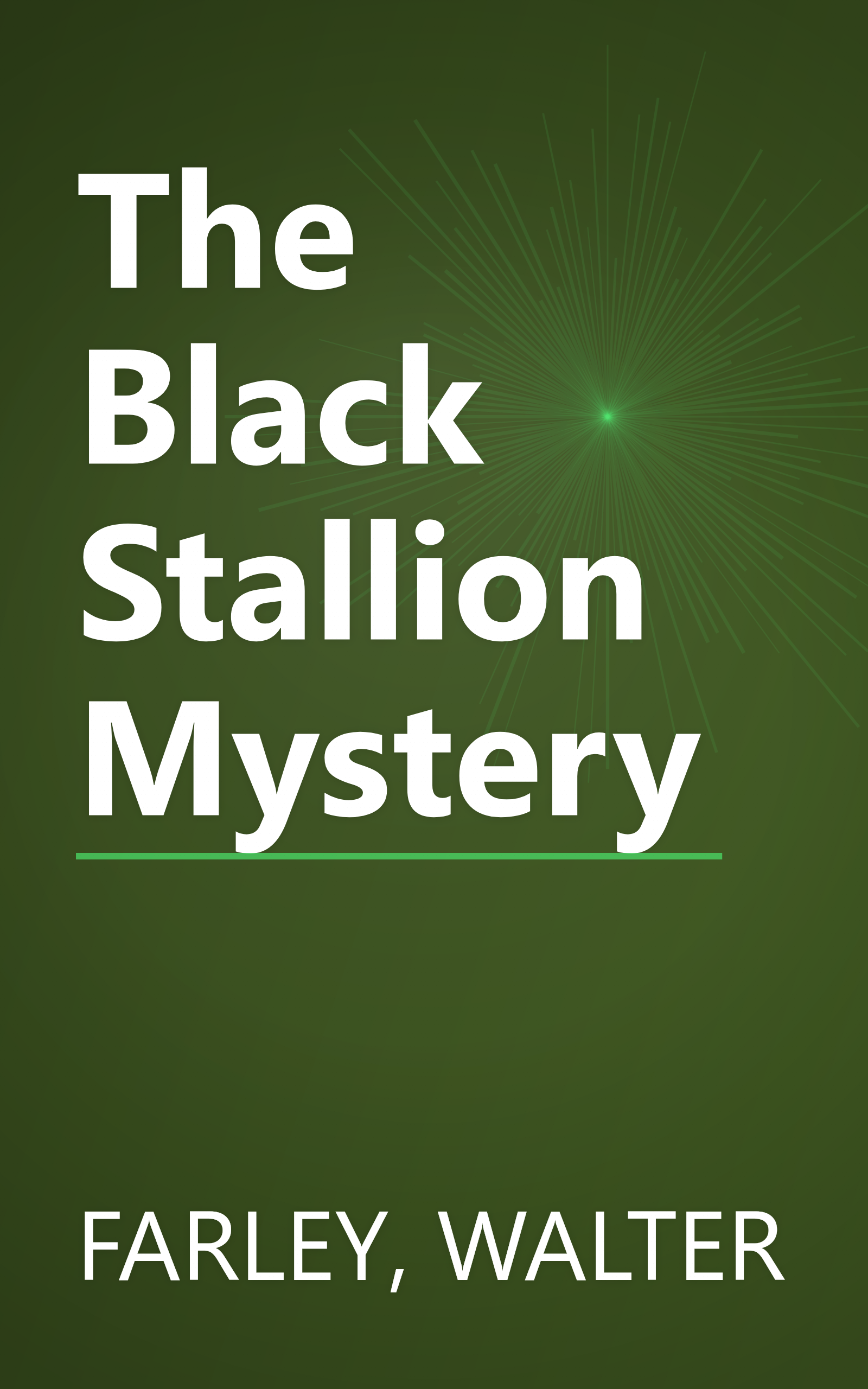 The Black Stallion Mystery book cover