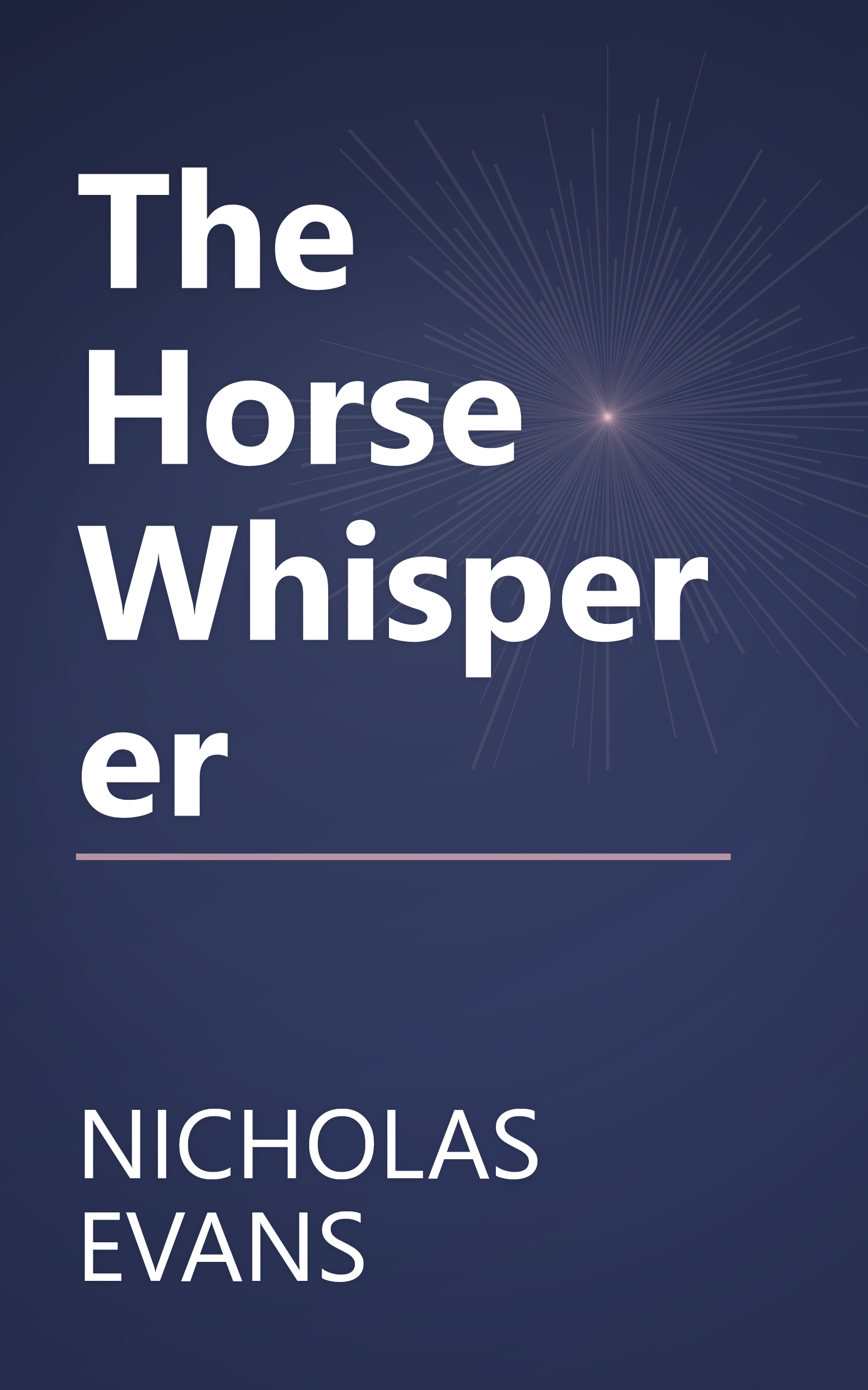 The Horse Whisperer book cover