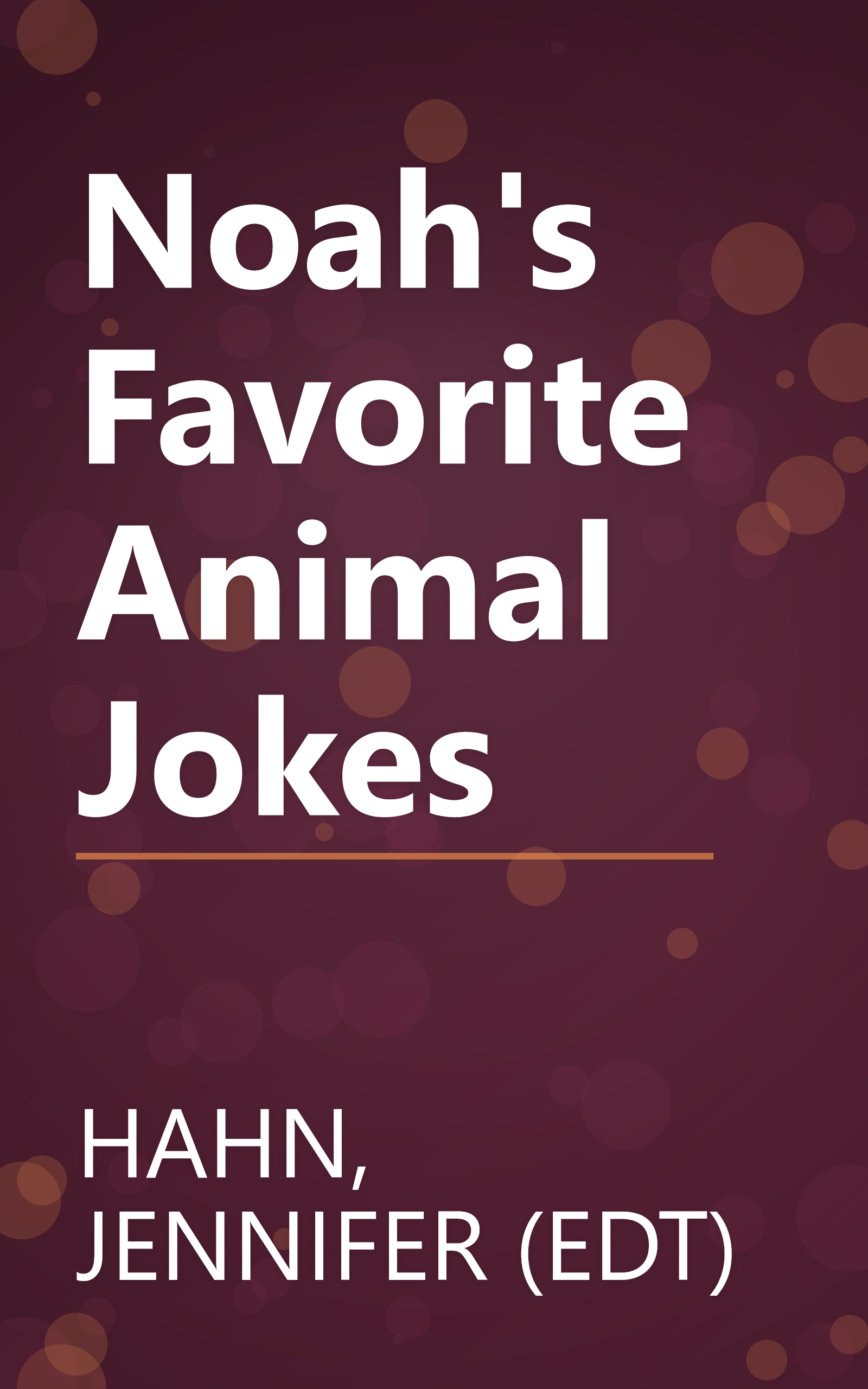 Noah's Favorite Animal Jokes book cover
