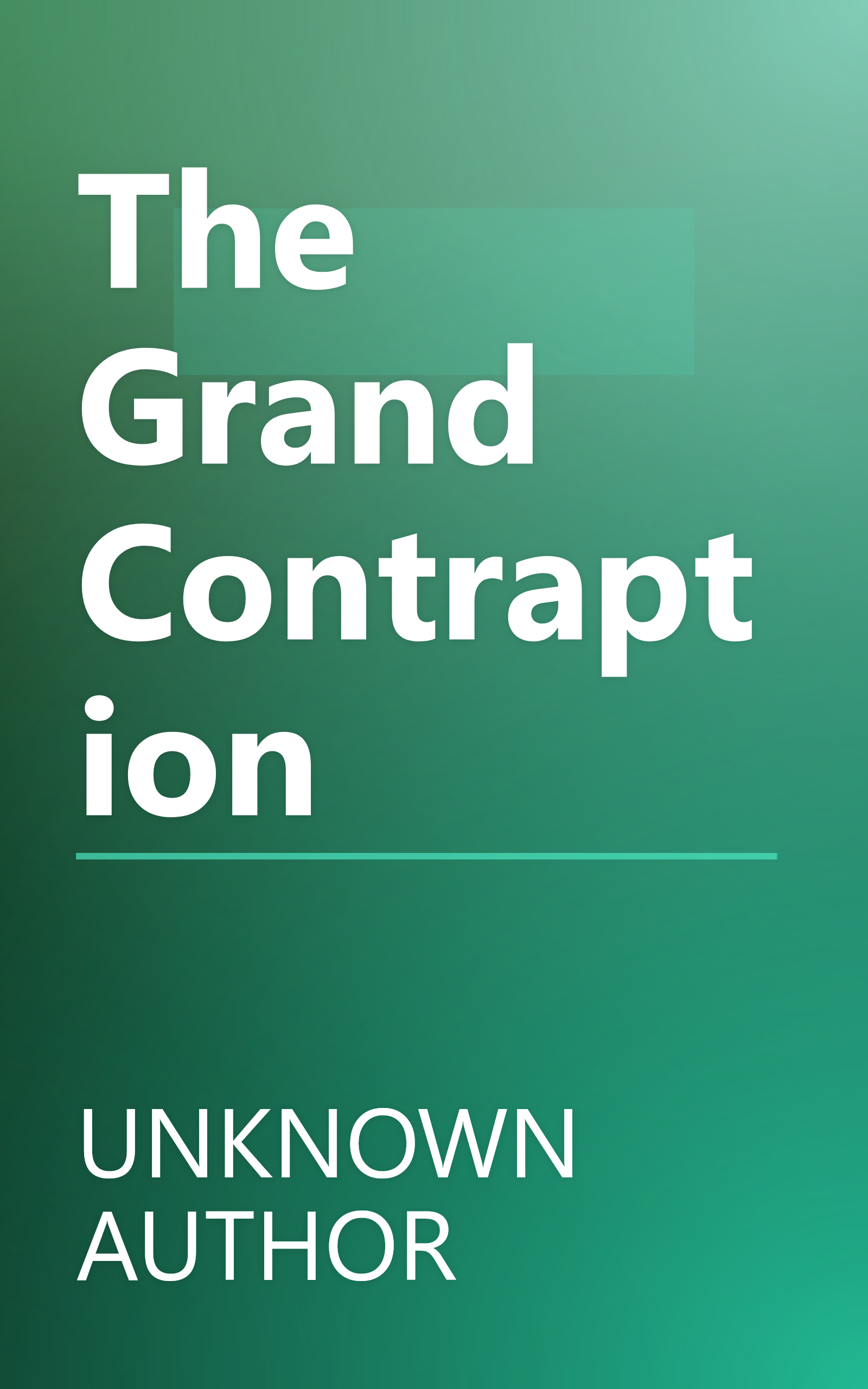 The Grand Contraption book cover