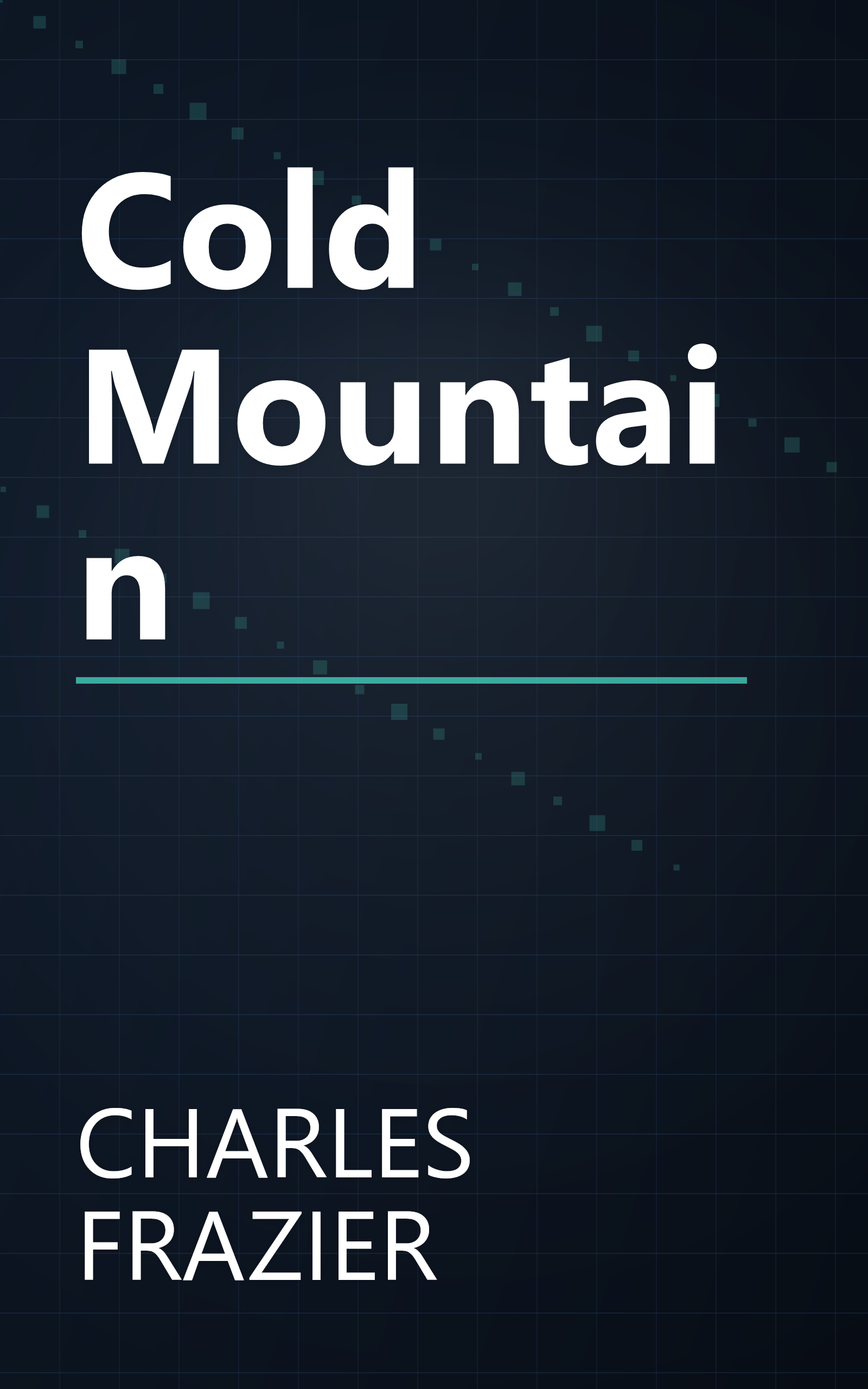 Cold Mountain book cover