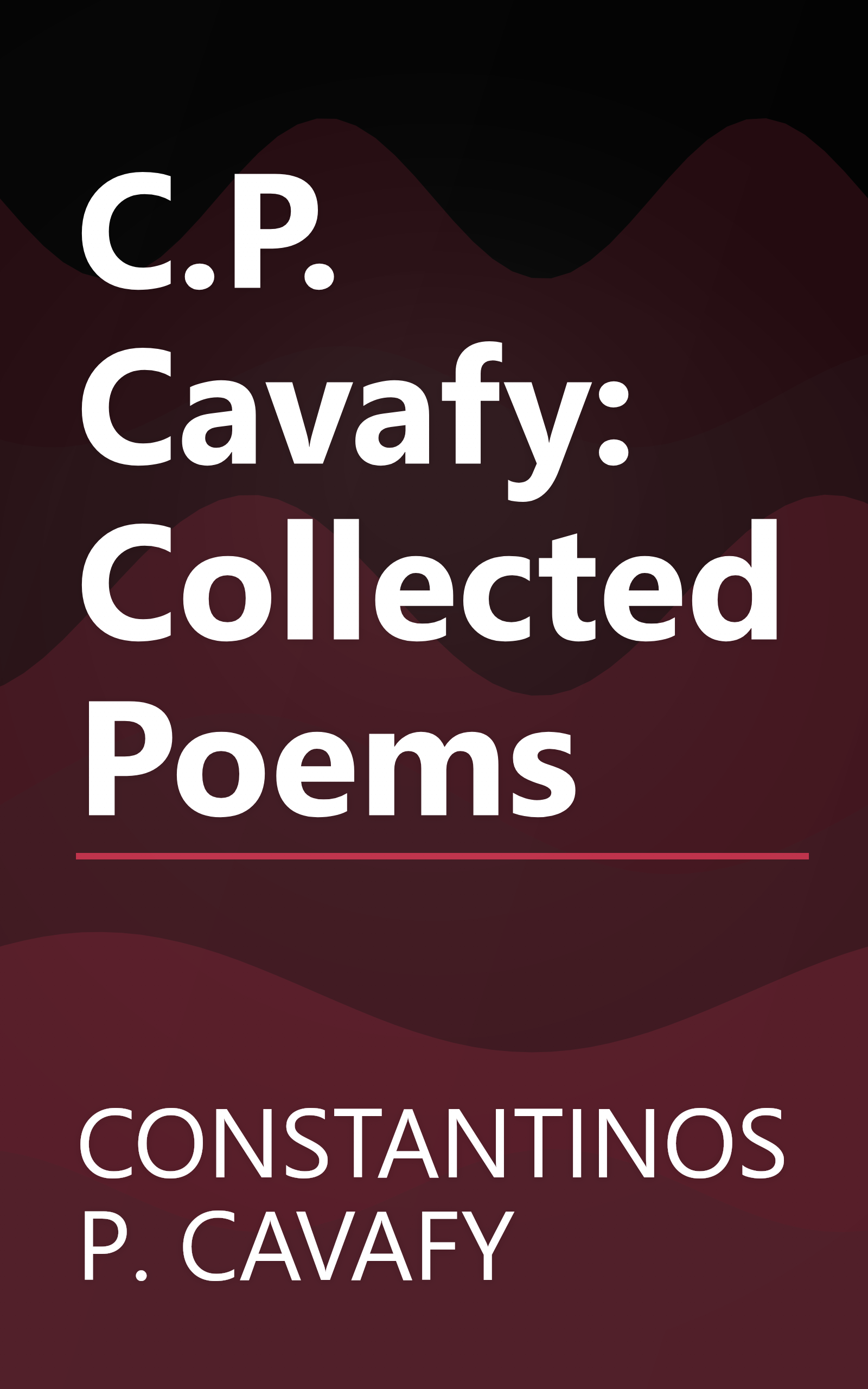 C.P. Cavafy: Collected Poems book cover