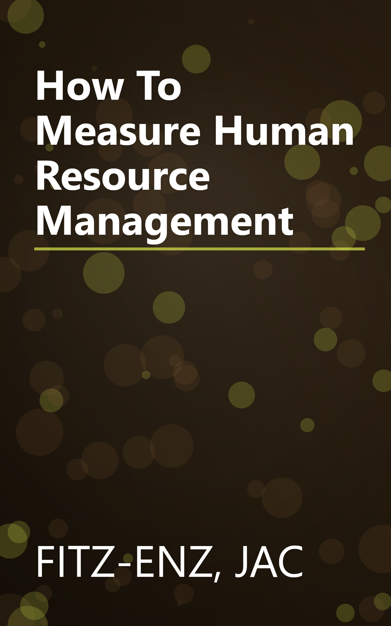 How To Measure Human Resource Management book cover
