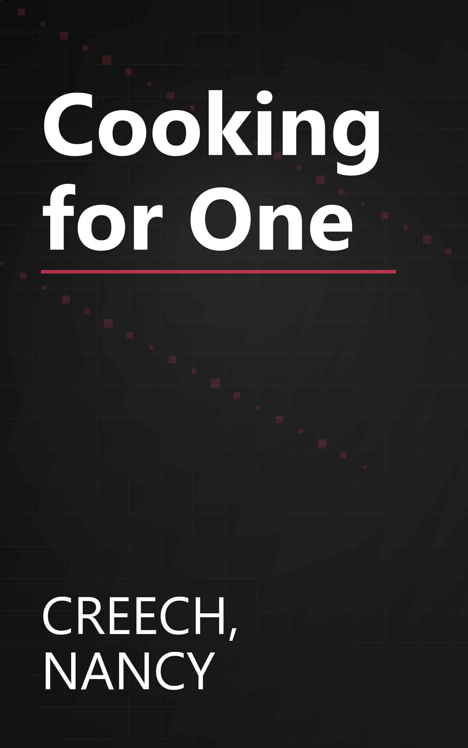 Cooking for One book cover