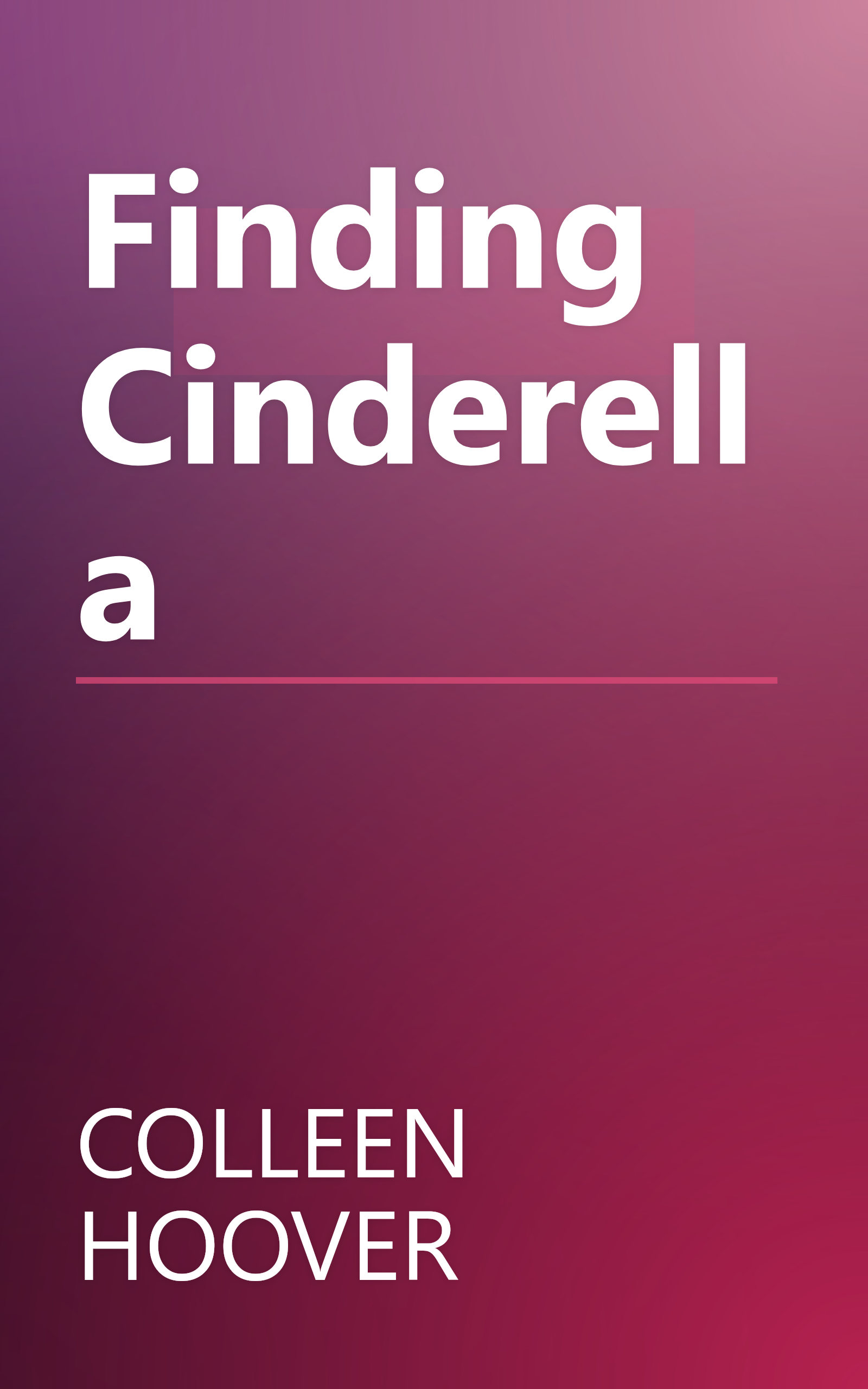 Finding Cinderella book cover