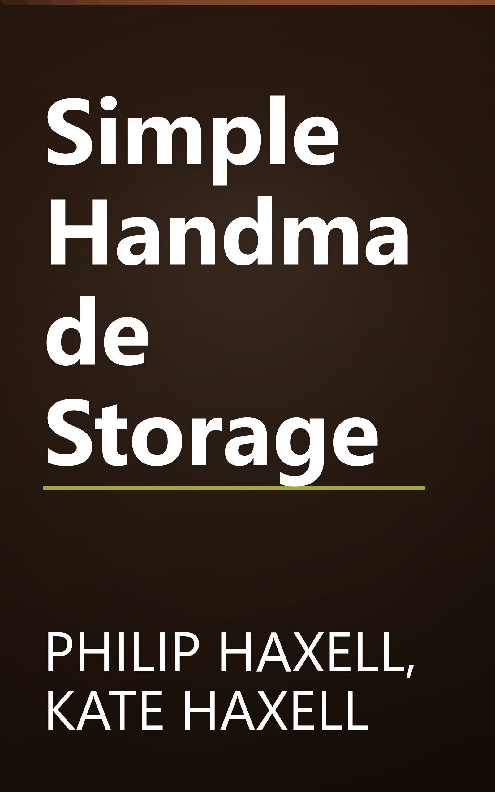 Simple Handmade Storage book cover