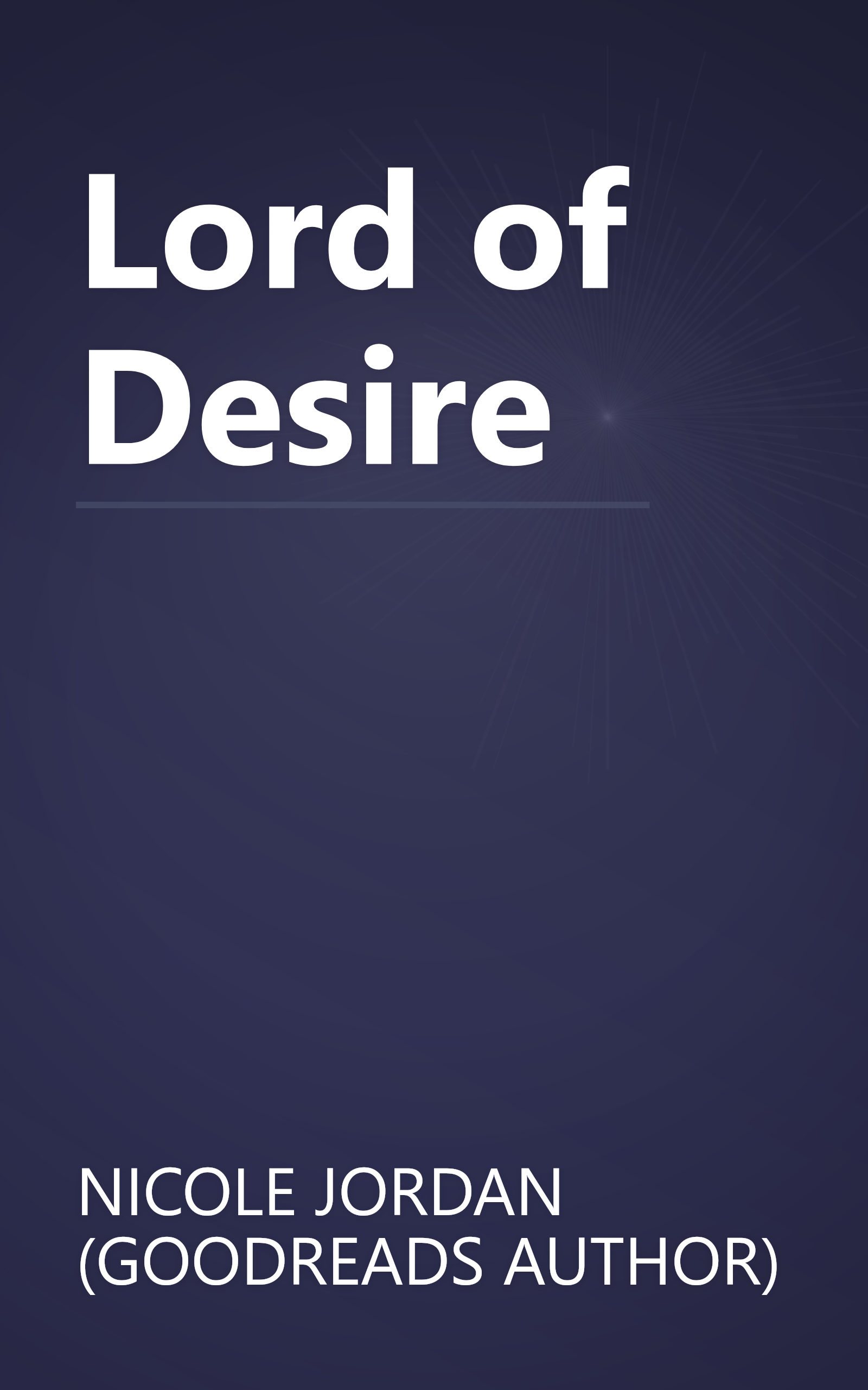 Lord of Desire book cover