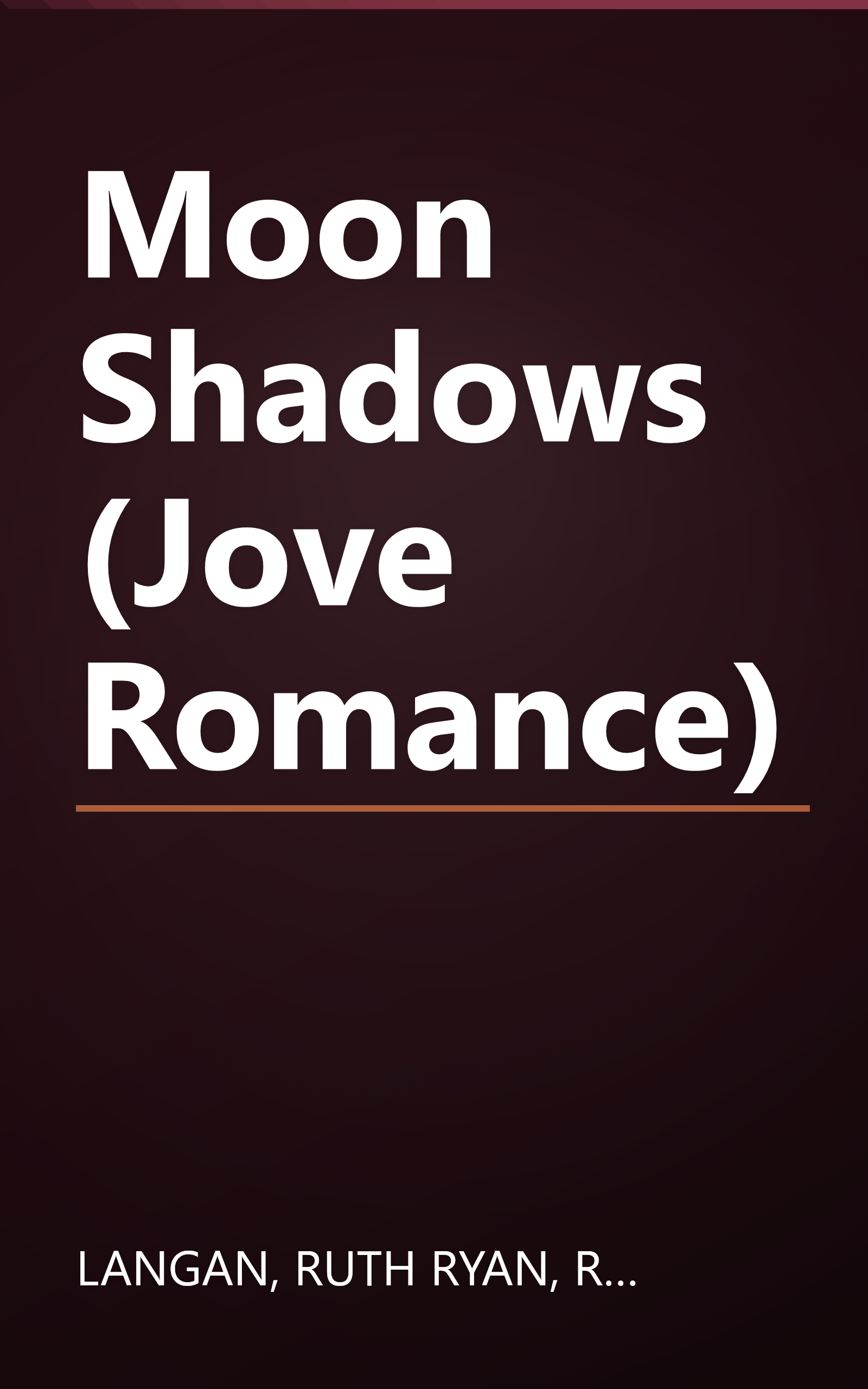 Moon Shadows (Jove Romance) book cover