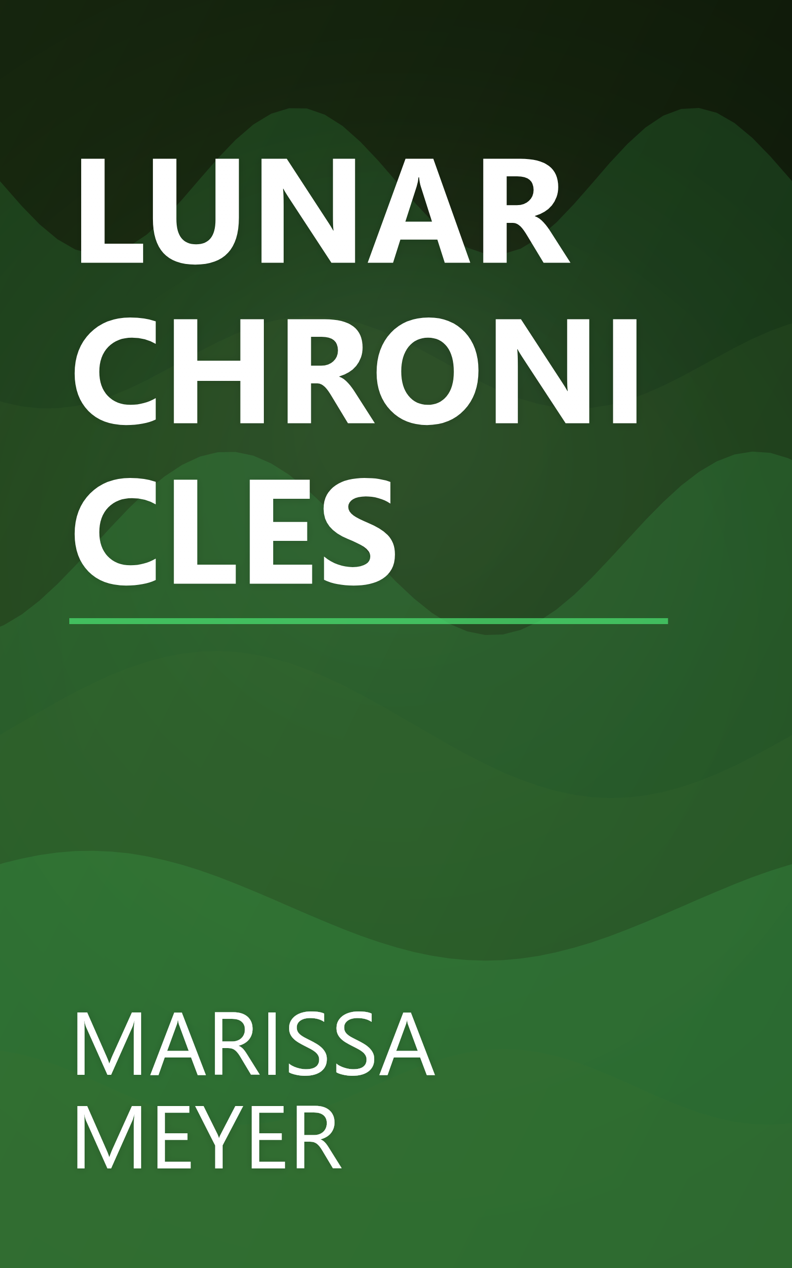LUNAR CHRONICLES book cover