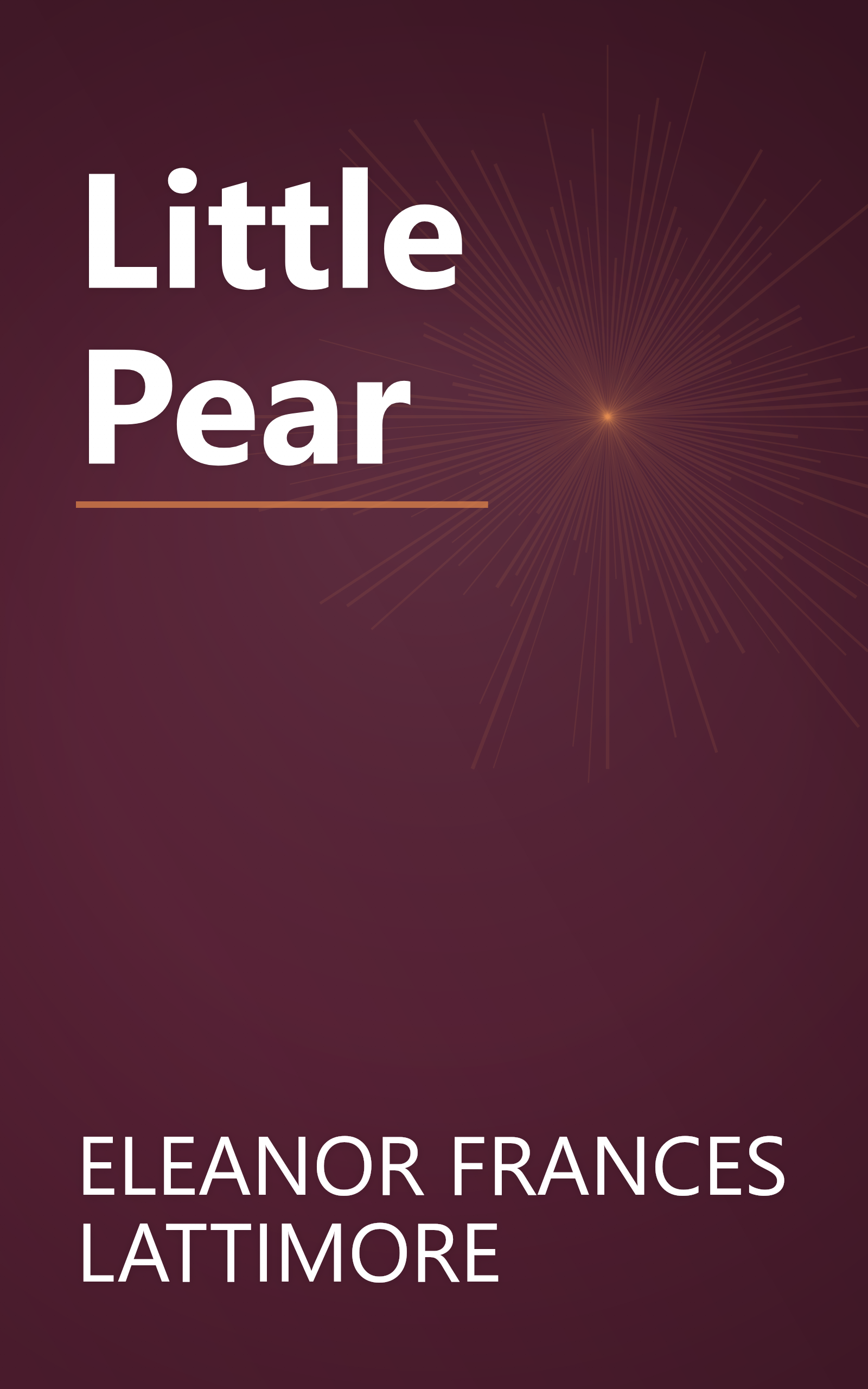 Little Pear book cover