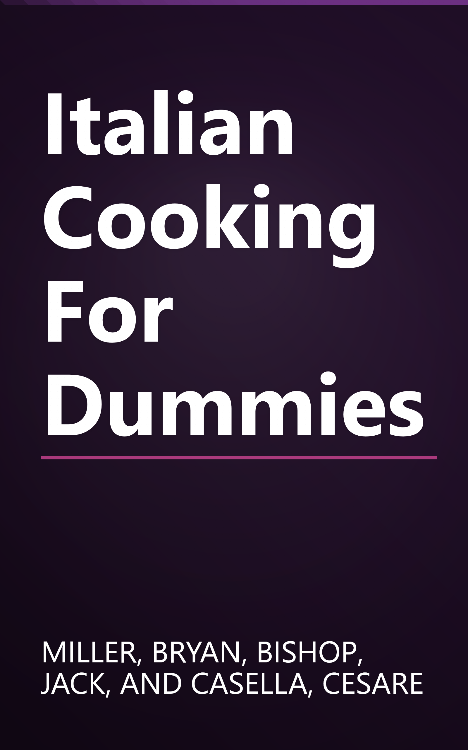 Italian Cooking For Dummies book cover