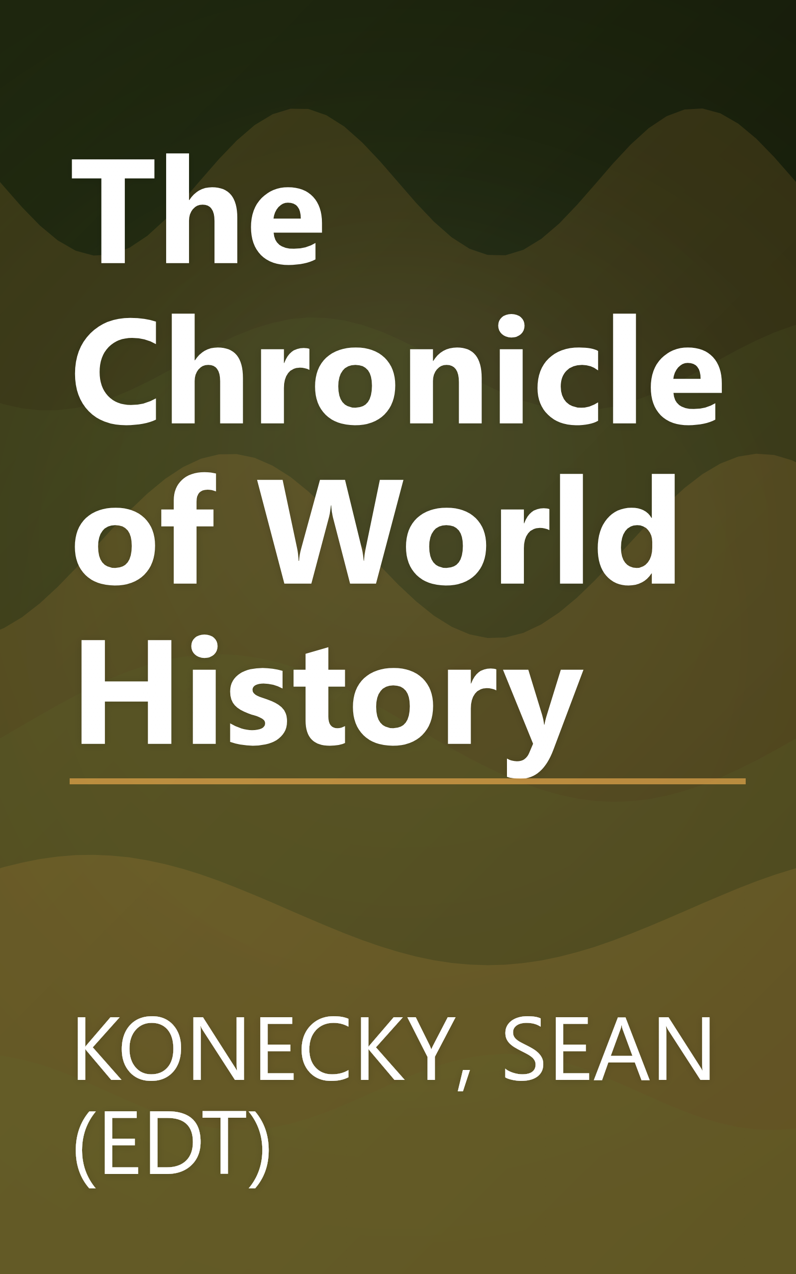 The Chronicle of World History book cover