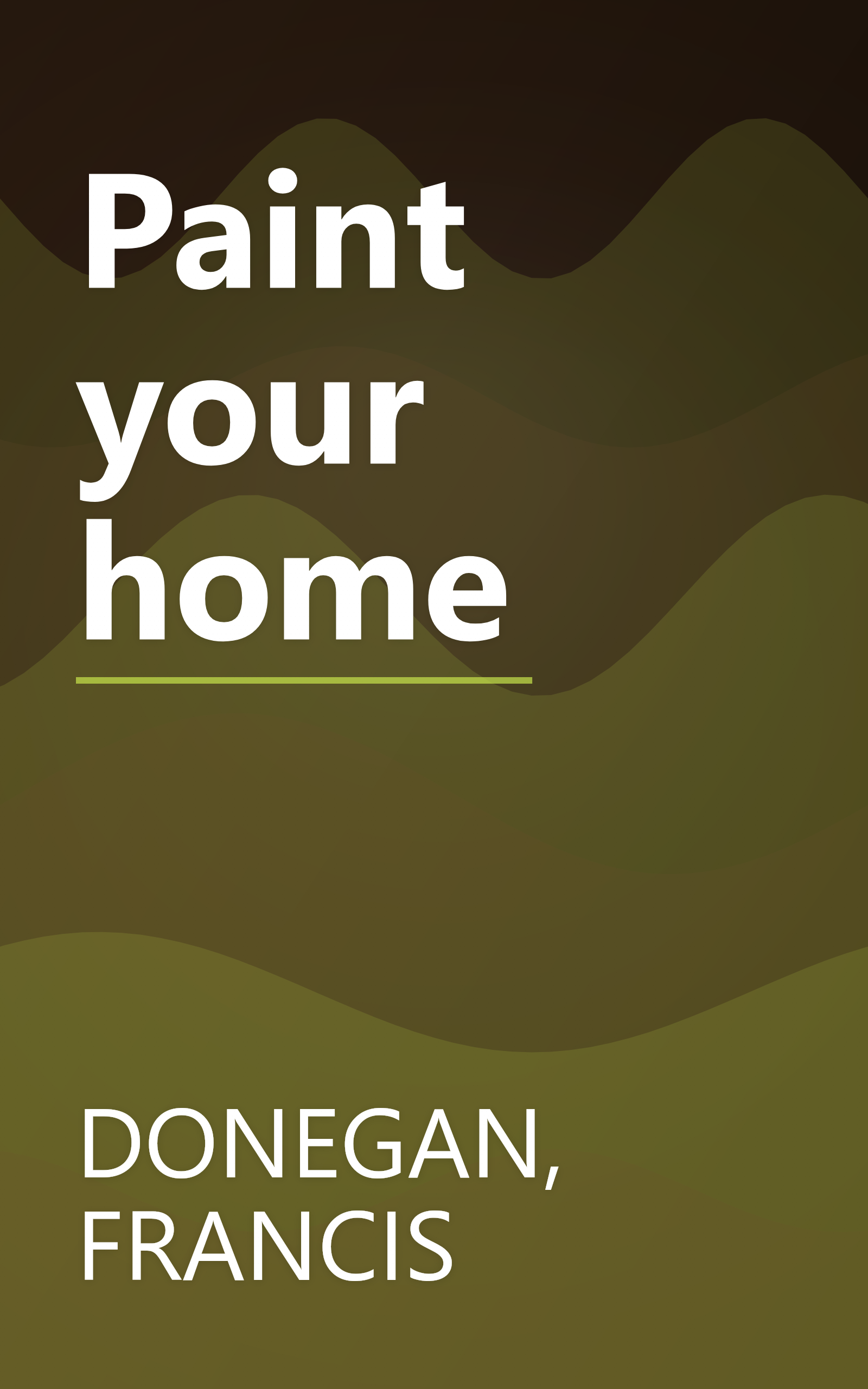 Paint your home book cover