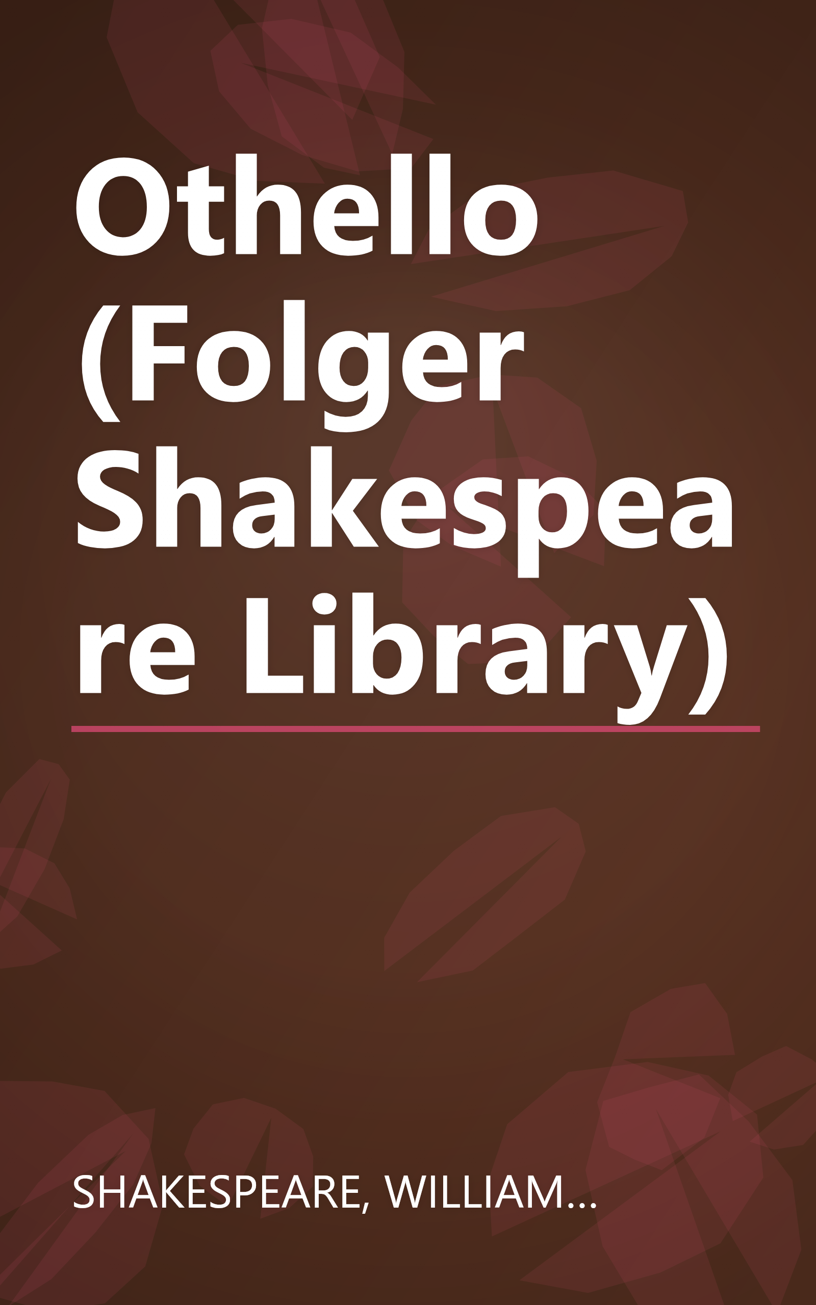 Othello (Folger Shakespeare Library) book cover