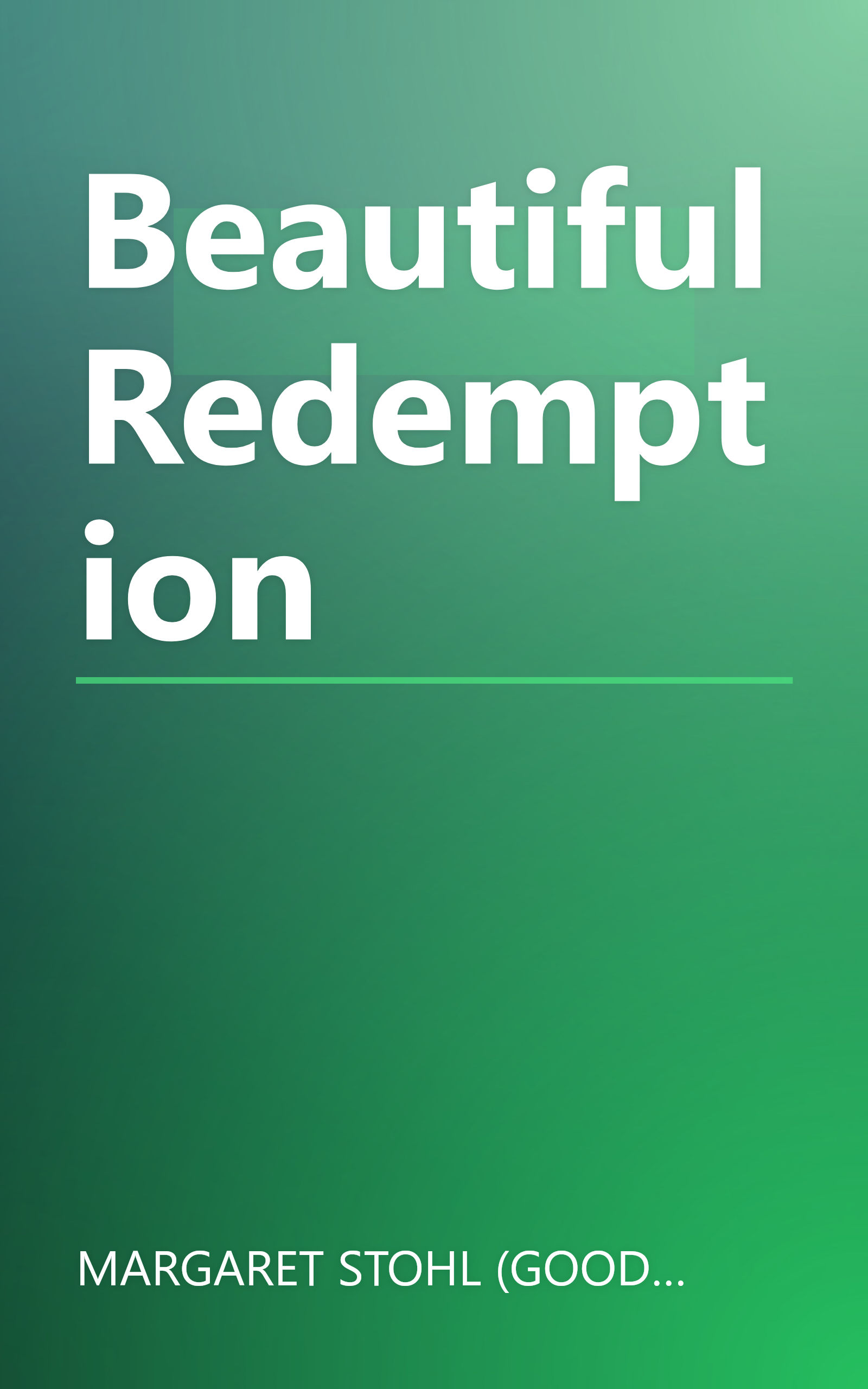 Beautiful Redemption book cover