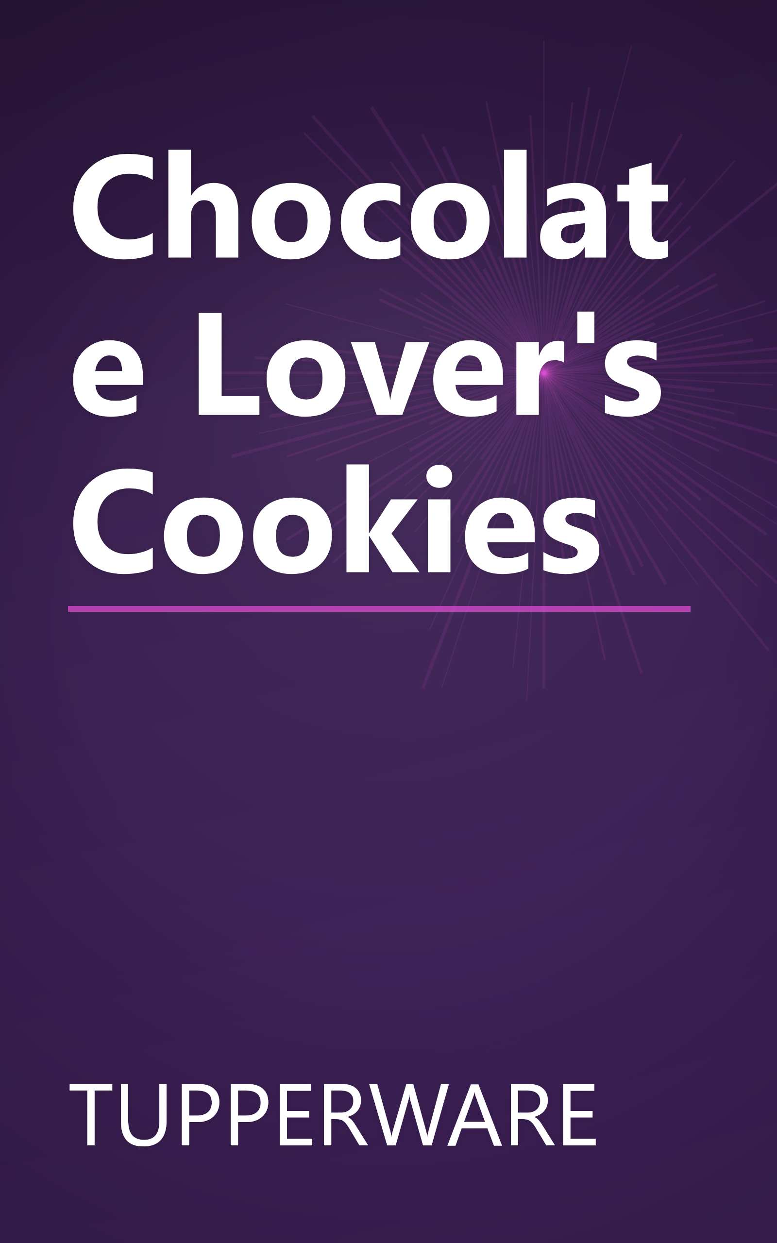 Chocolate Lover's Cookies book cover