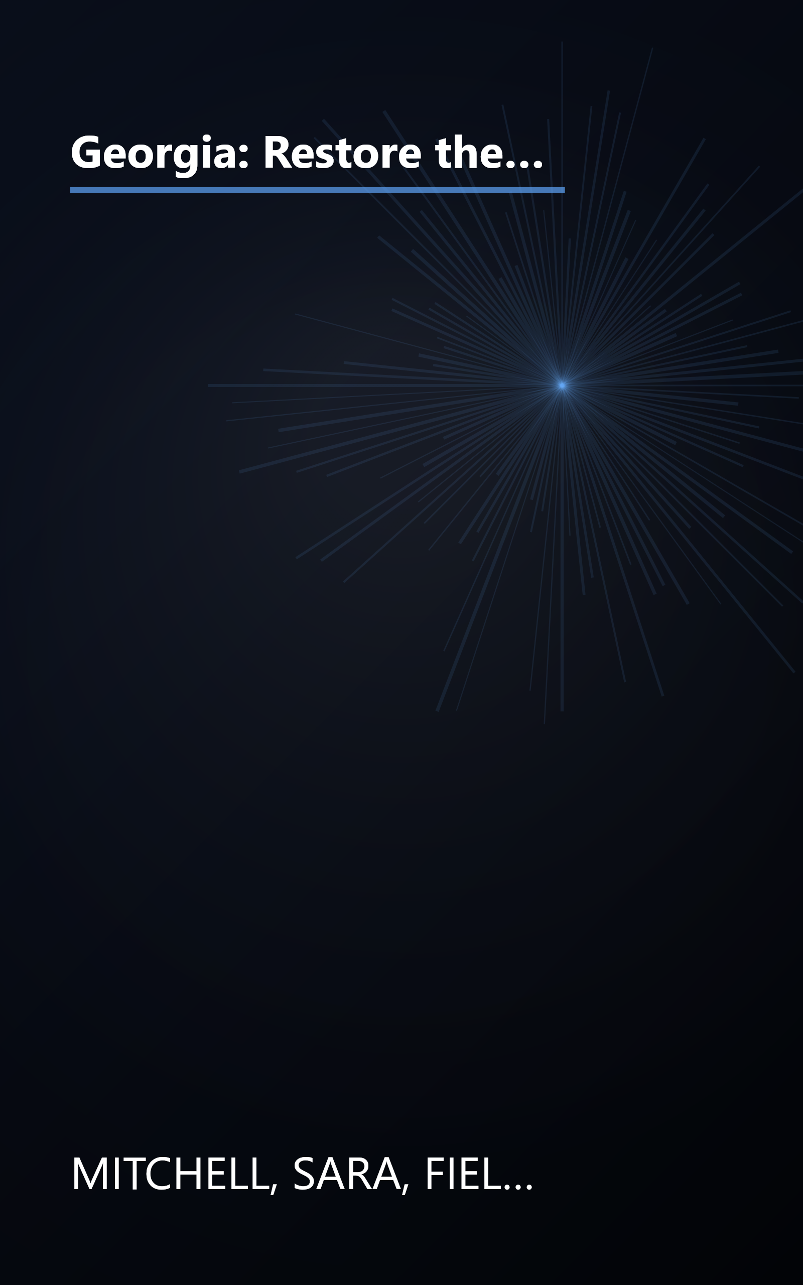 Georgia: Restore the Joy/Match Made in Heaven/On Wings of Song/Heaven's Child (Inspirational Romance Collection) book cover