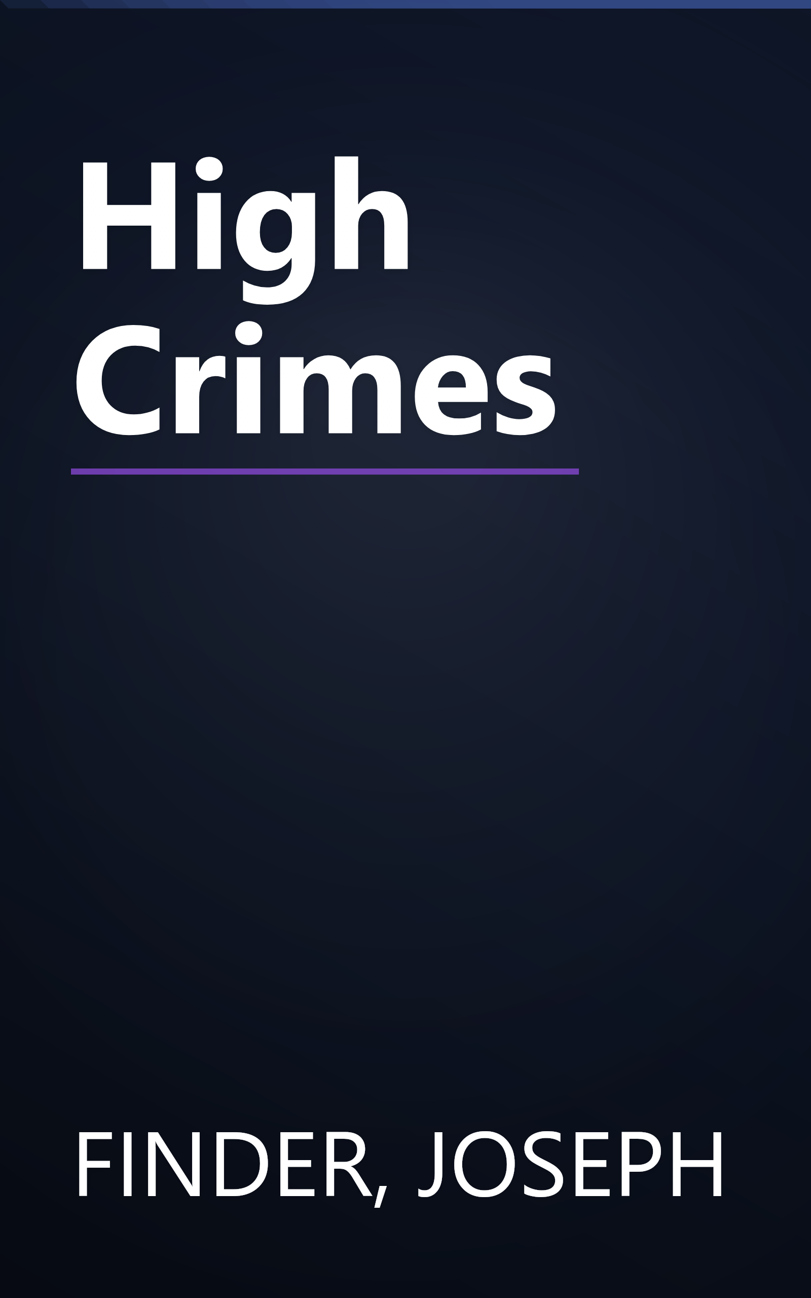 High Crimes book cover