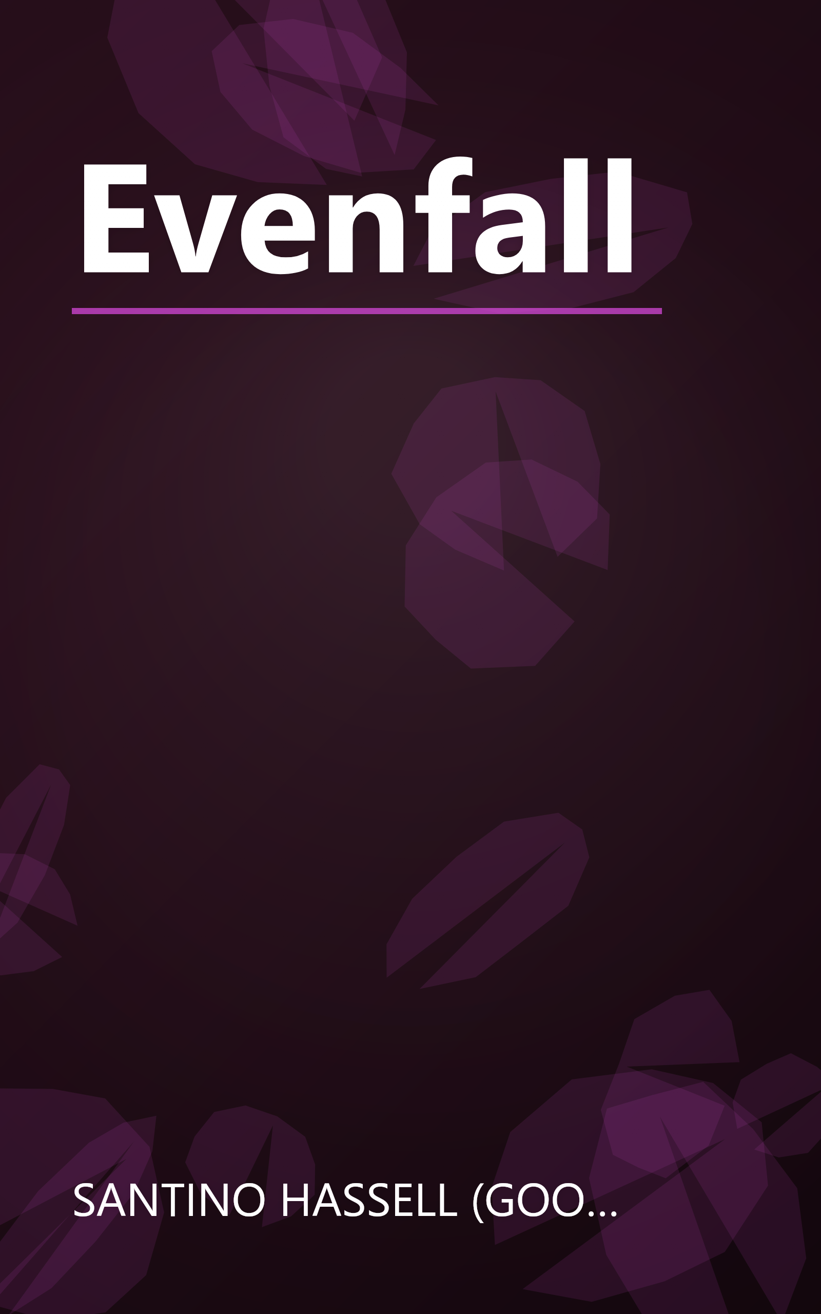 Evenfall book cover