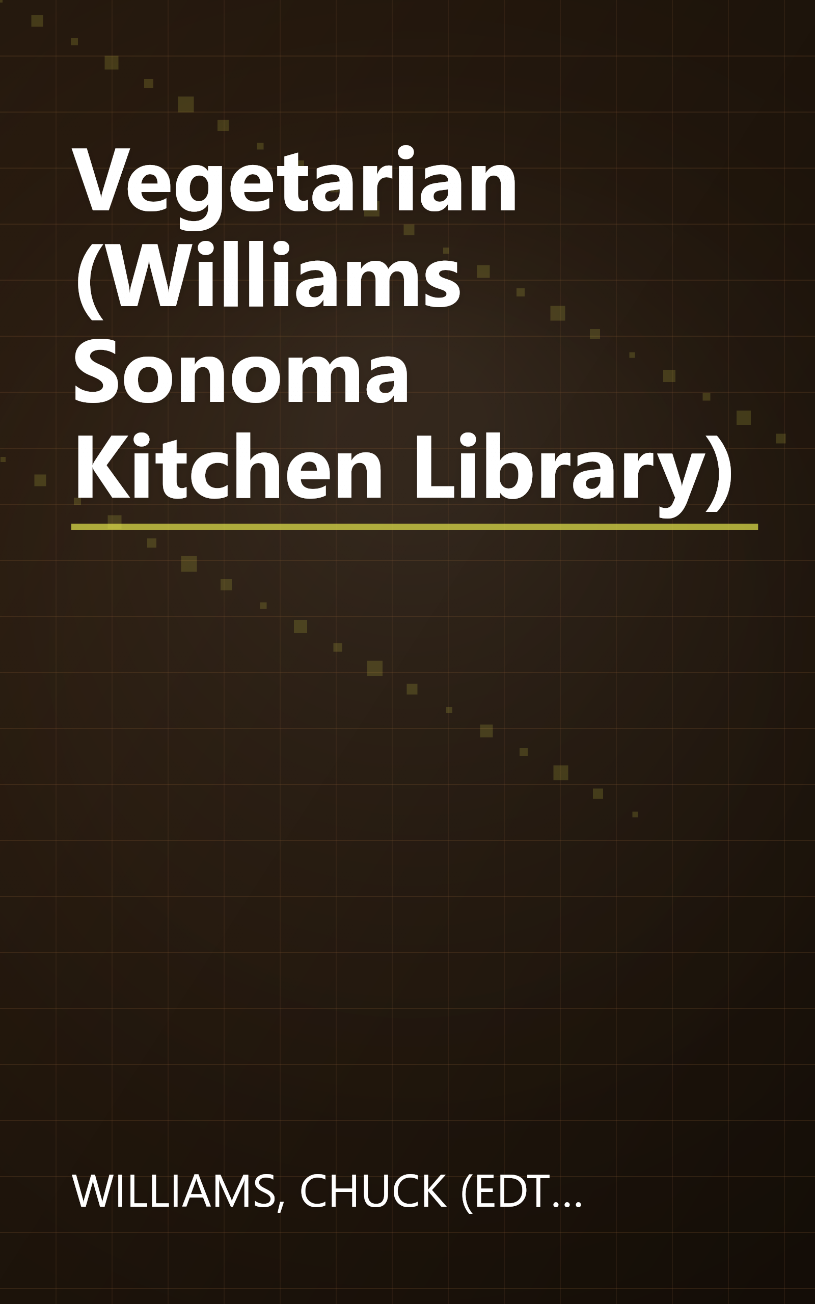 Vegetarian (Williams Sonoma Kitchen Library) book cover