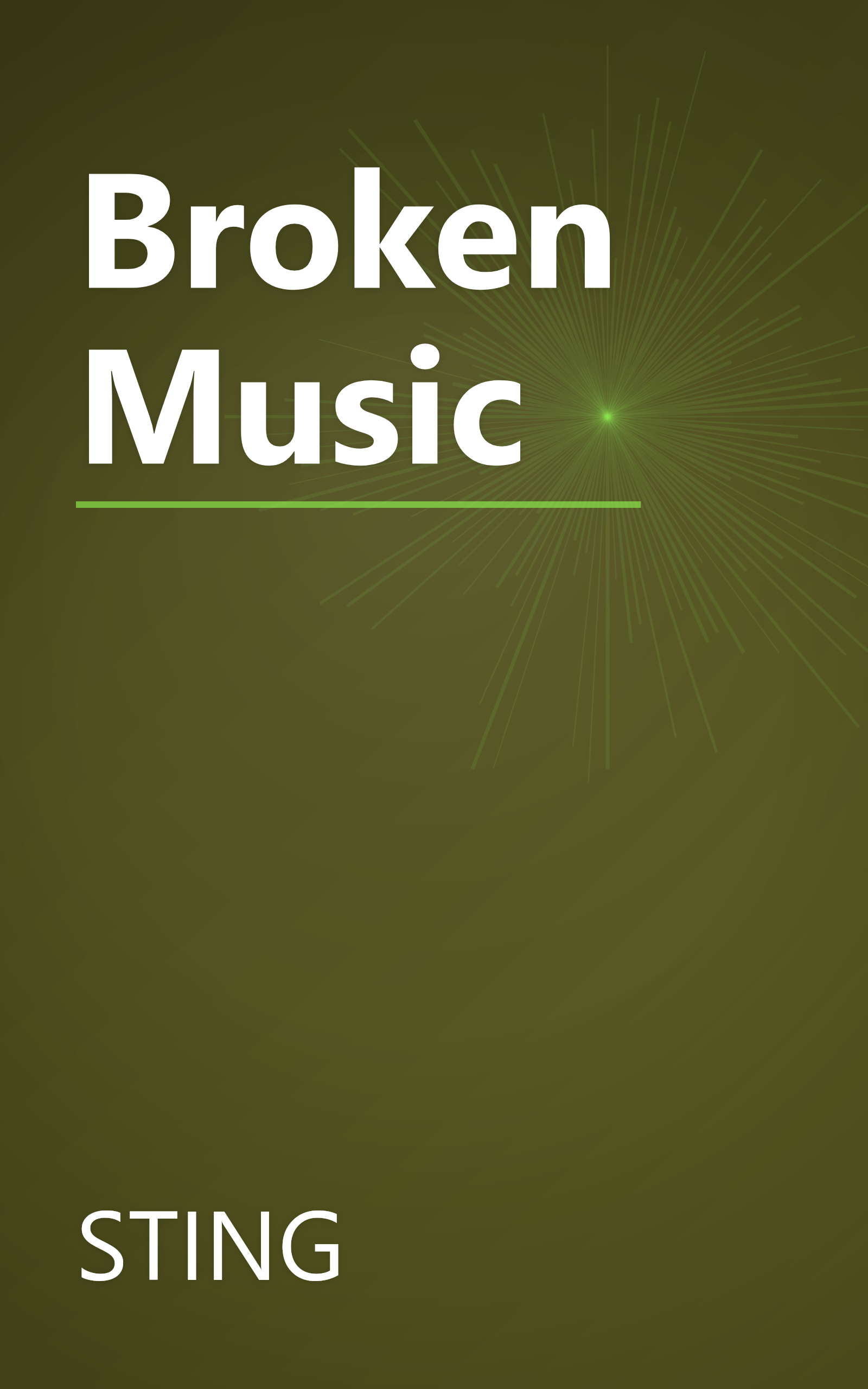 Broken Music book cover