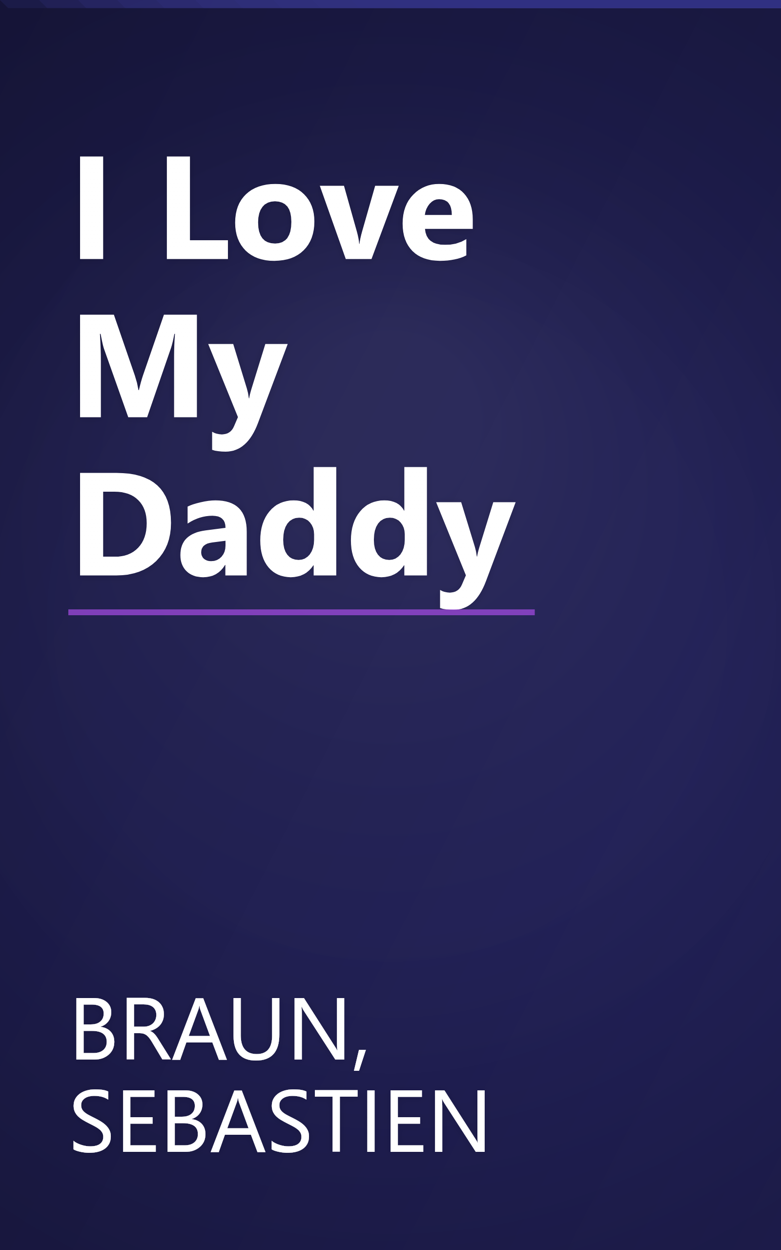 I Love My Daddy book cover